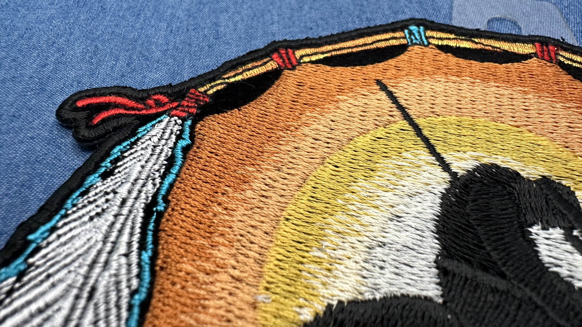 End Of The Trail Patch, Patches for Jackets by Ivamis Patches