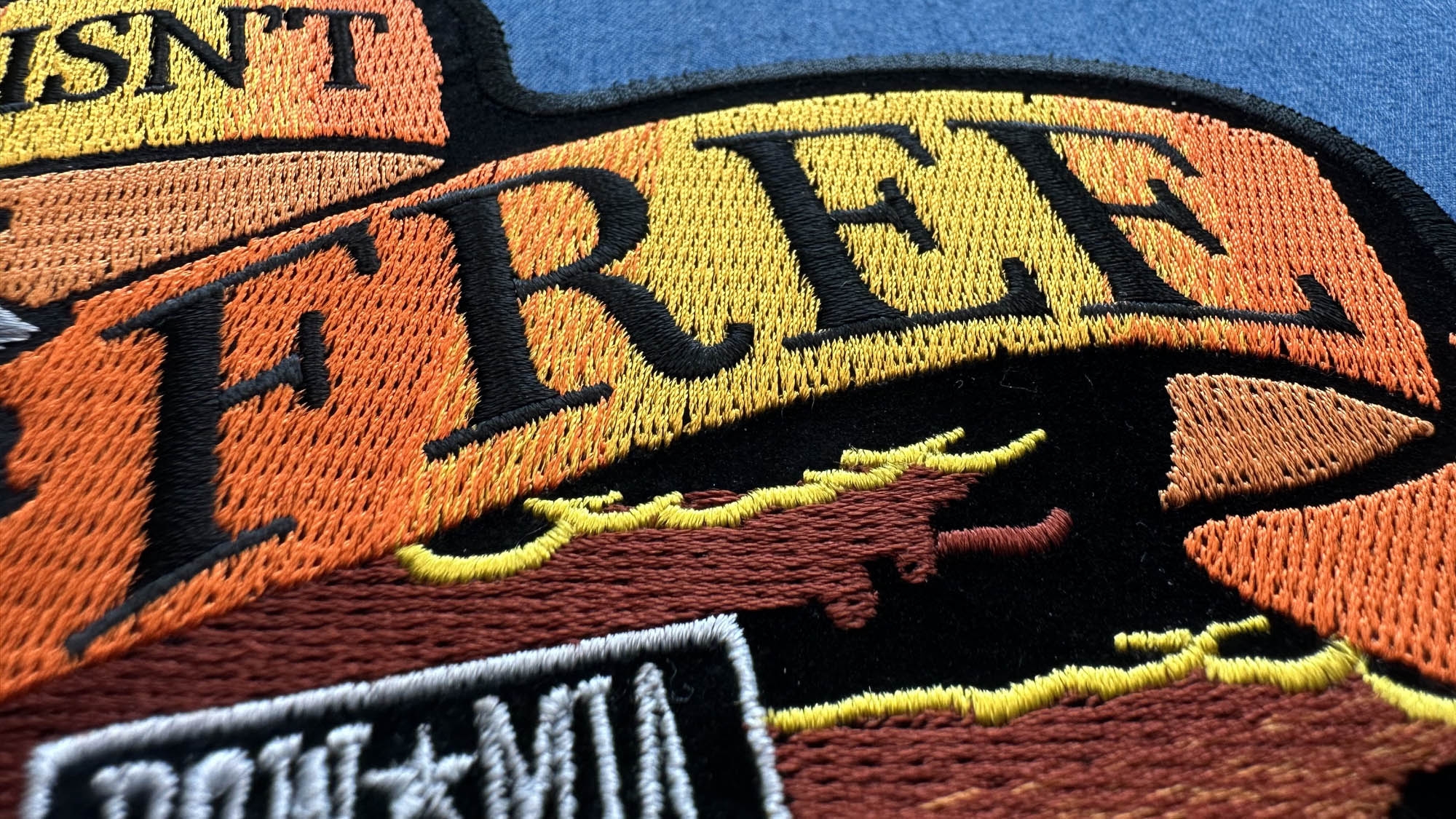 Freedom Isn't Free Eagle You Are Not Forgotten Patch, Large Eagle Back ...