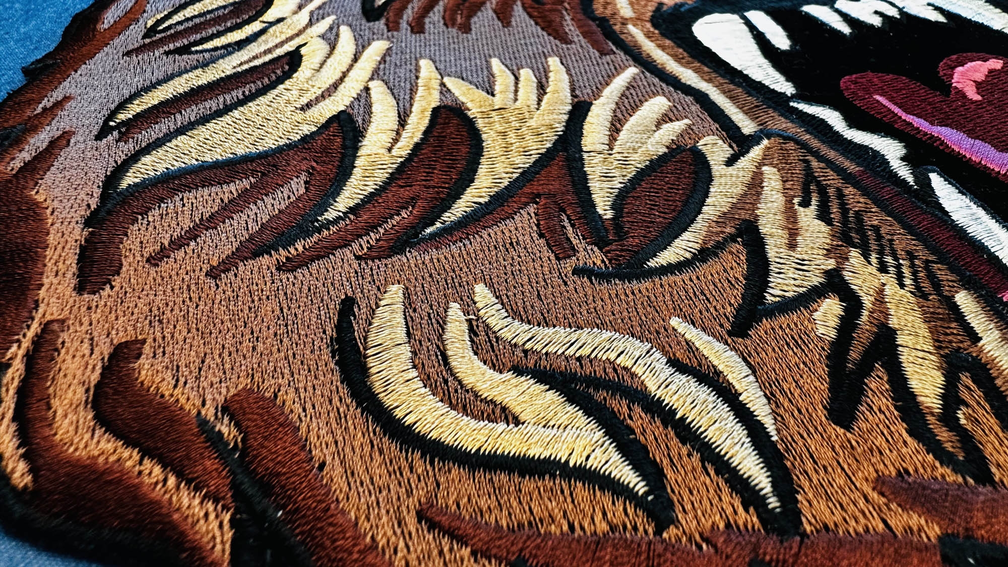 Vicious Bear Patch, Large Animal Patches for Jackets by Ivamis Patches