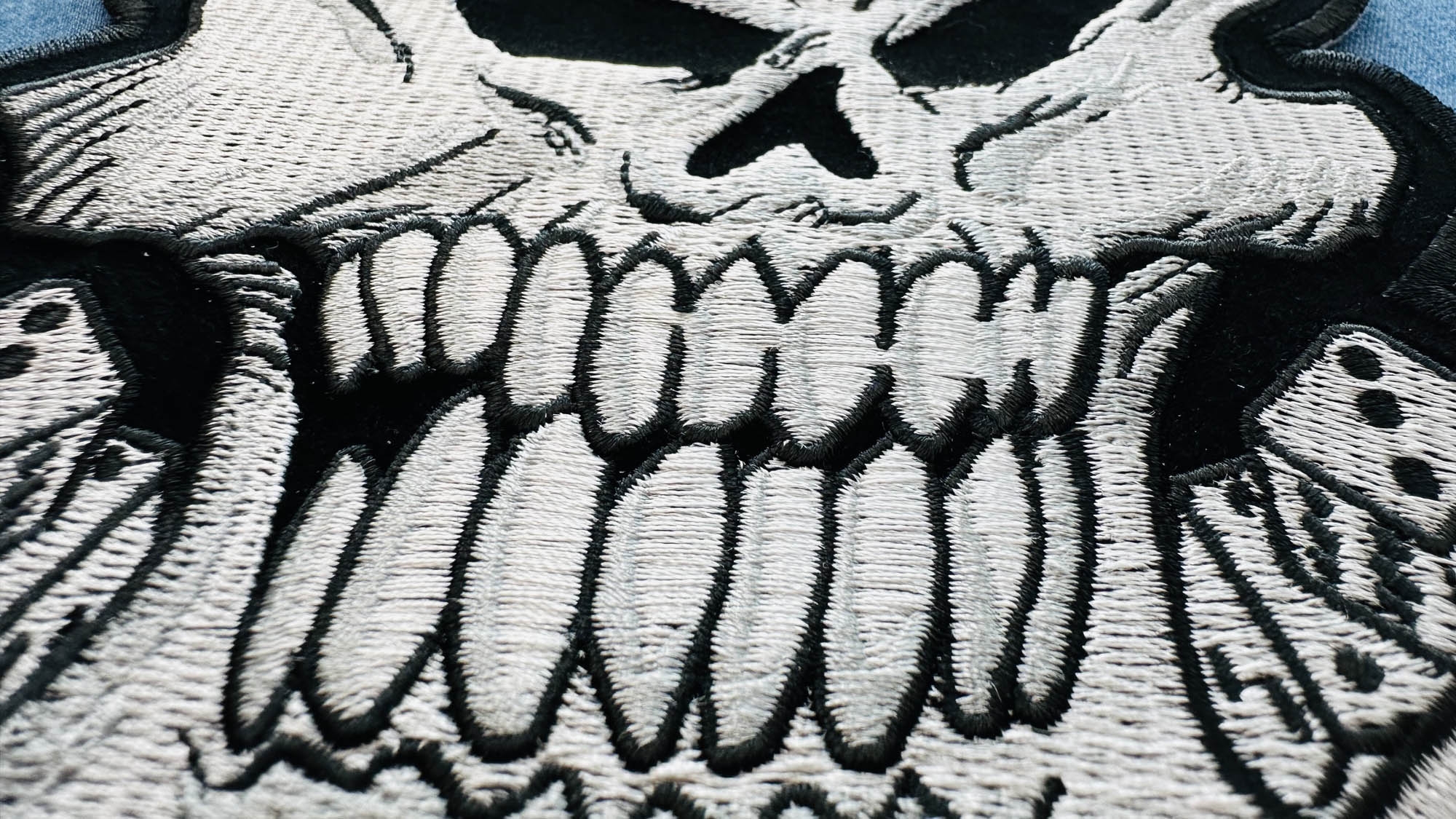 Ace of Spades, 8 Ball and Dice Skull Patch, Large Skull Patches for ...