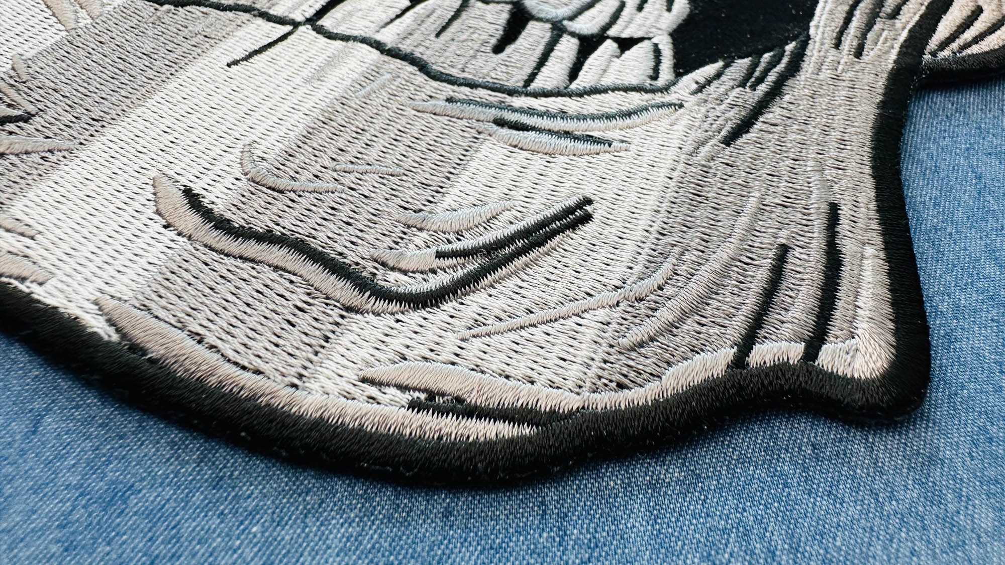 American Flag Skull Patch, Large Skull Patches for Biker Jackets by ...