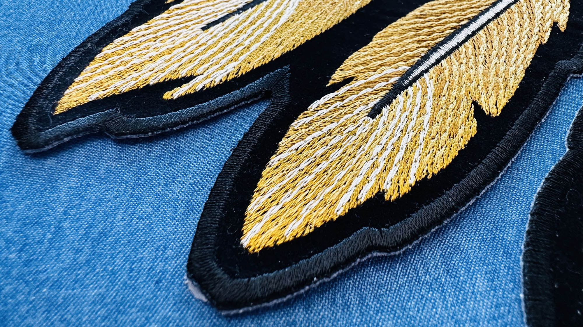 Howling Wolf Moon and Feathers Patch, Large Biker Back Patches for ...