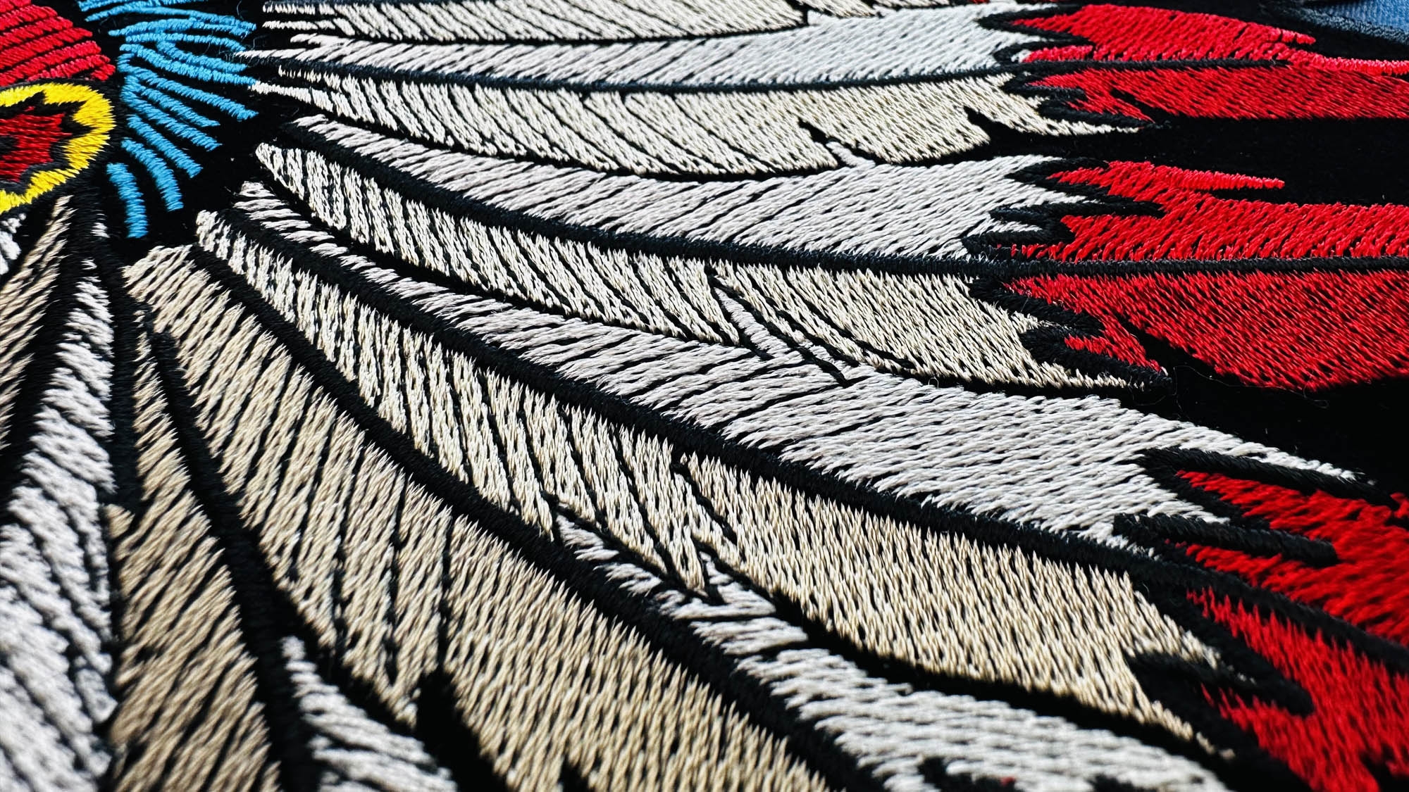 Indian Axes and Feathers Patch, Large Indian Patches by Ivamis Patches