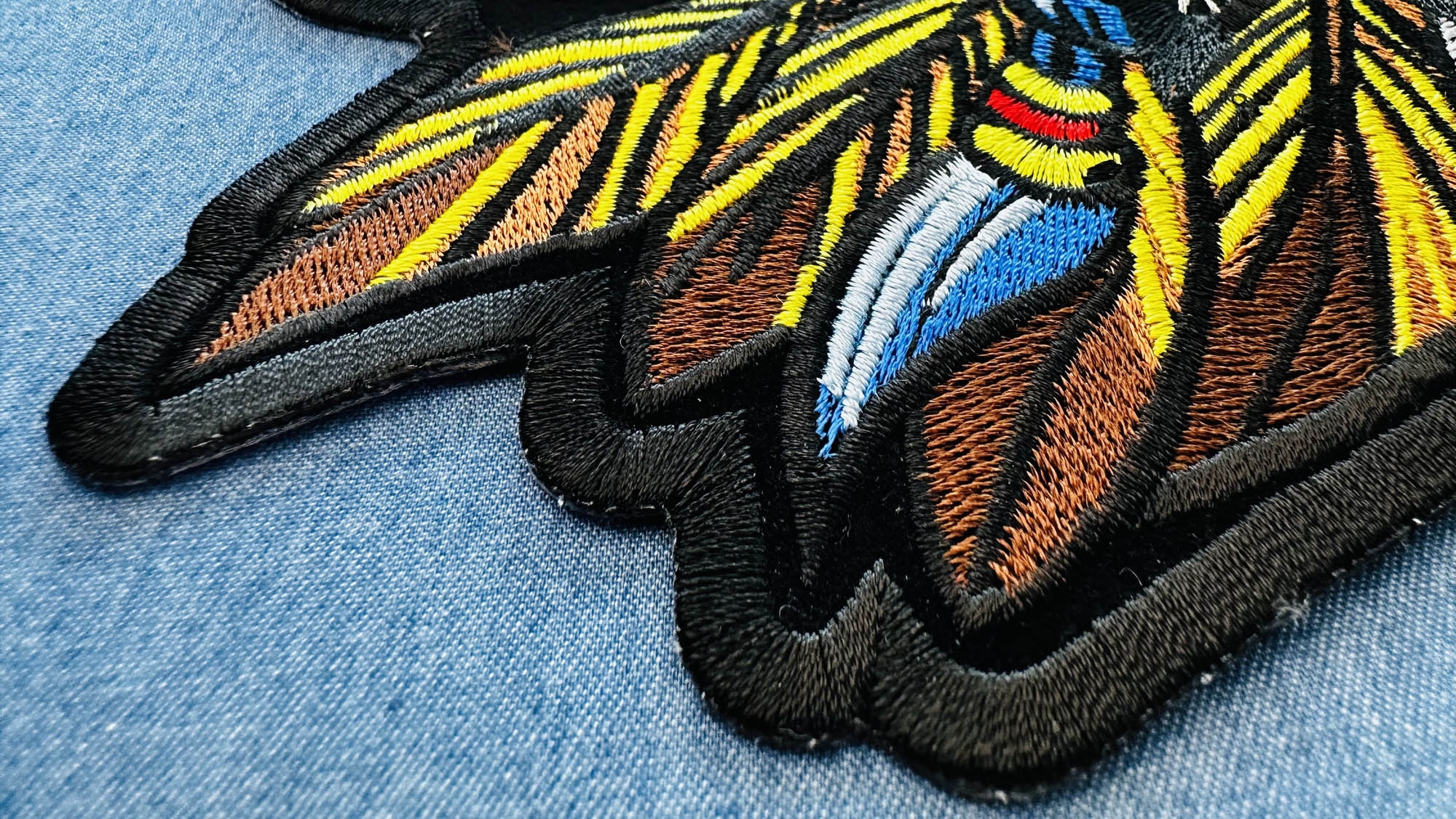 Indian Chief Patch, Large Indian Patches by Ivamis Patches