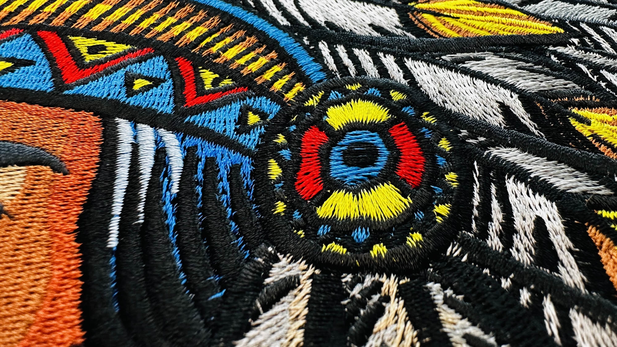 Indian Chief Patch, Large Indian Patches by Ivamis Patches