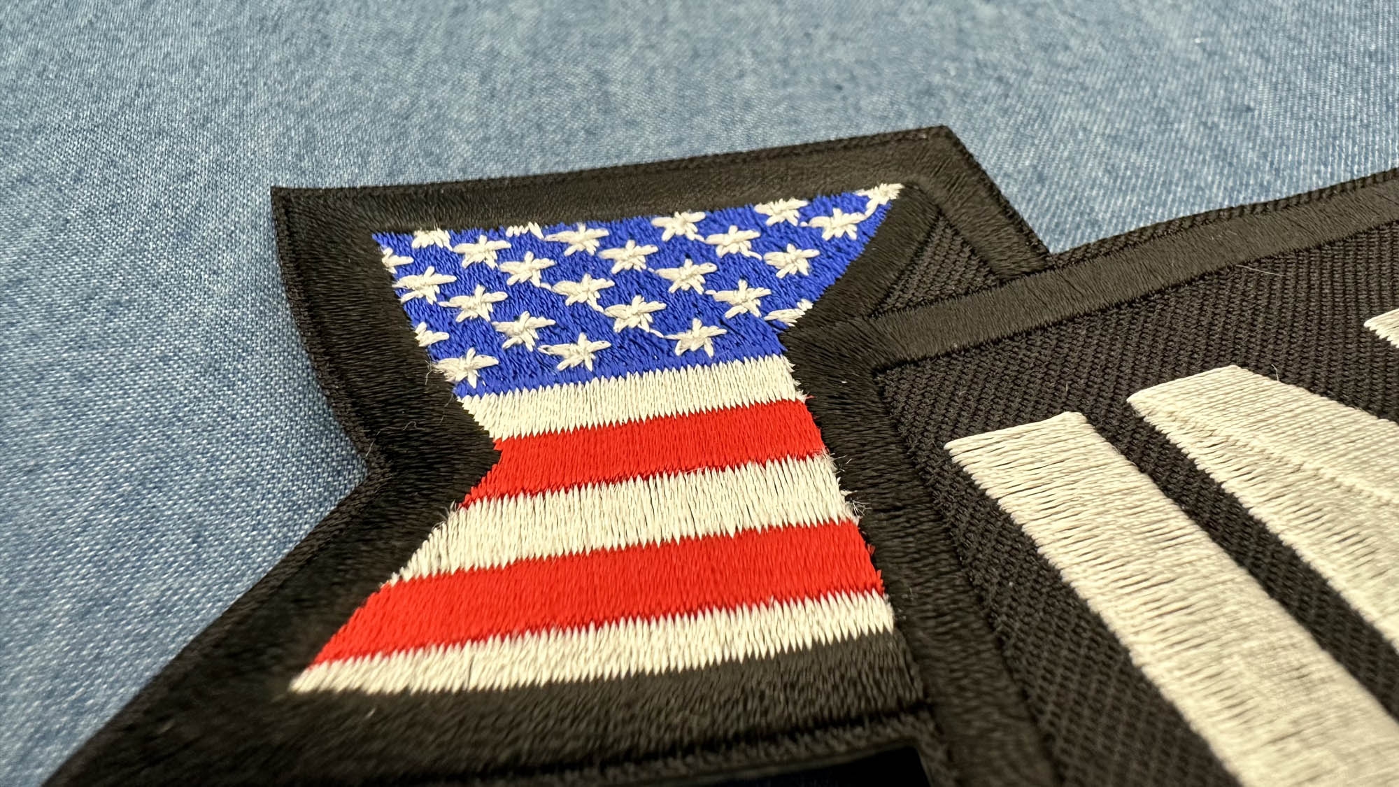 Infantry Patch, US Flag Large Rocker Patch by Ivamis Patches