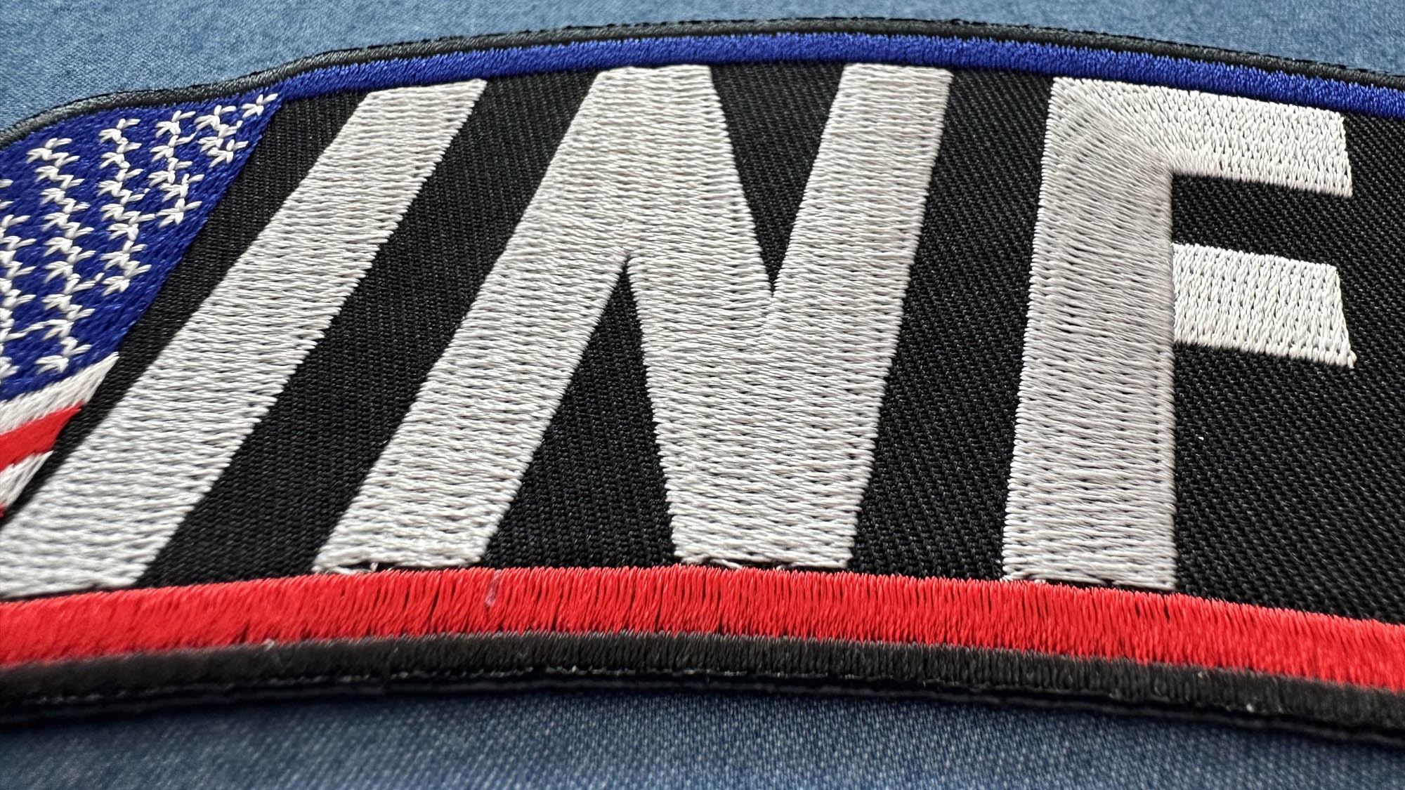 Infidel Patch, US Flag Large Rocker Patch by Ivamis Patches