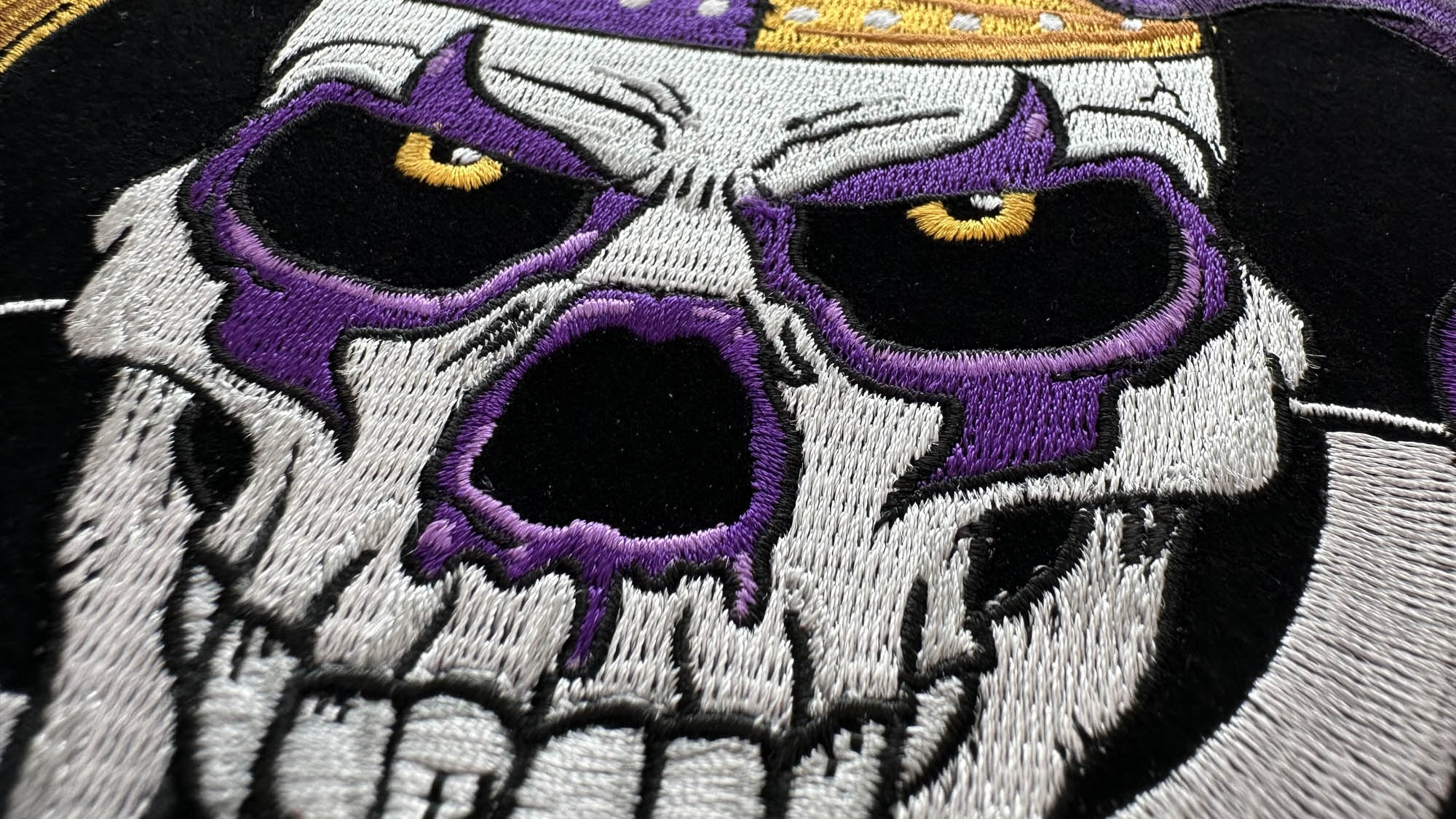 Jester Clown Skull Patch, Large Skull Patches by Ivamis Patches