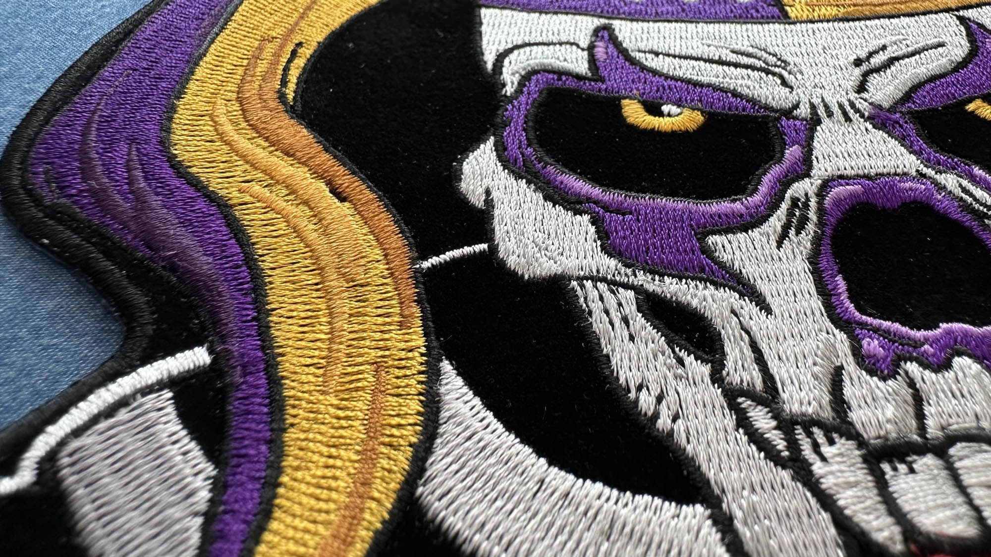 Jester Clown Skull Patch, Large Skull Patches by Ivamis Patches