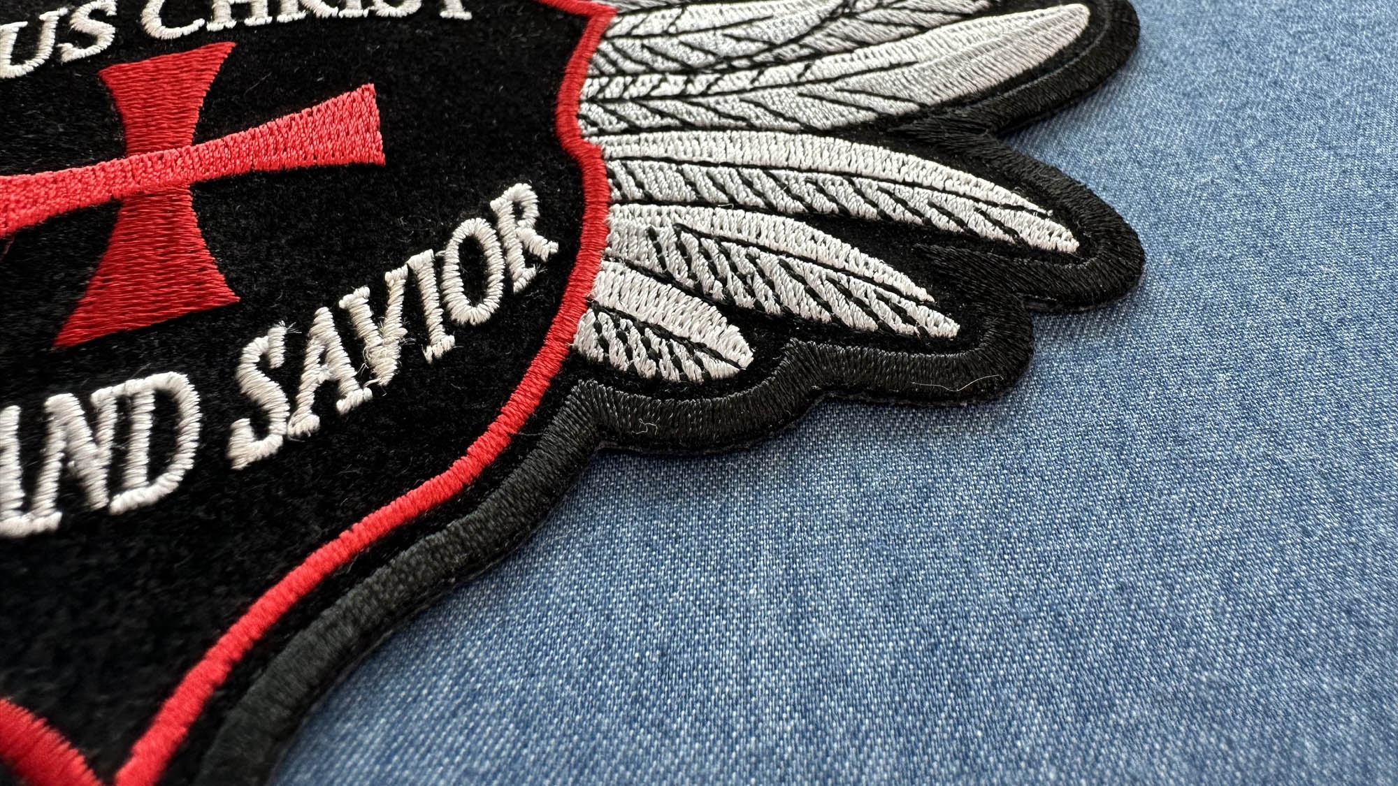 Jesus Christ Lord and Savior Patch, Large Christian Back Patches by ...