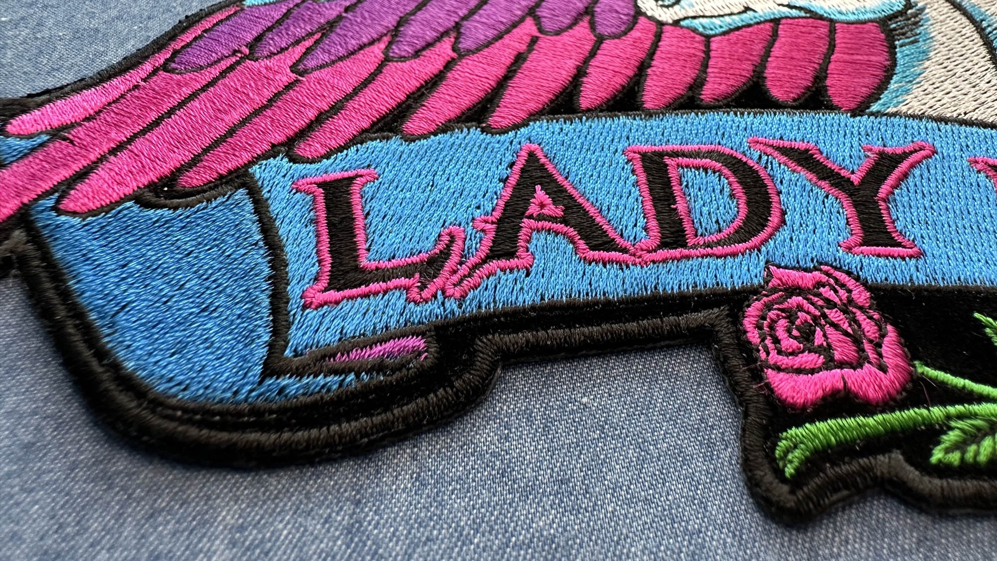Lady Rider Unicorn Patch, Large Biker Back Patches for Leather Vests by ...