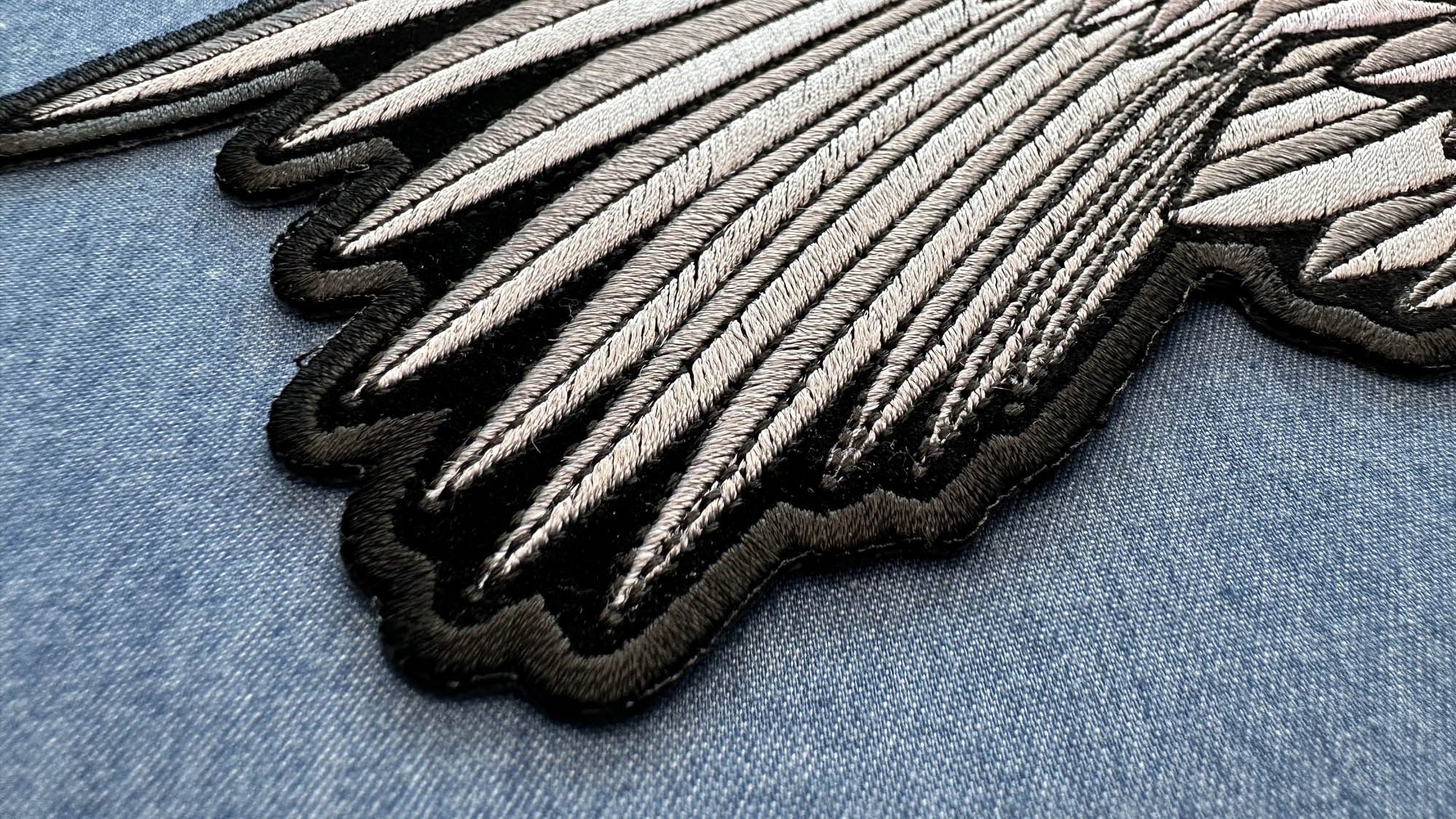 Angel Wings Patch, Large Ladies Back Patches for Jackets by Ivamis Patches