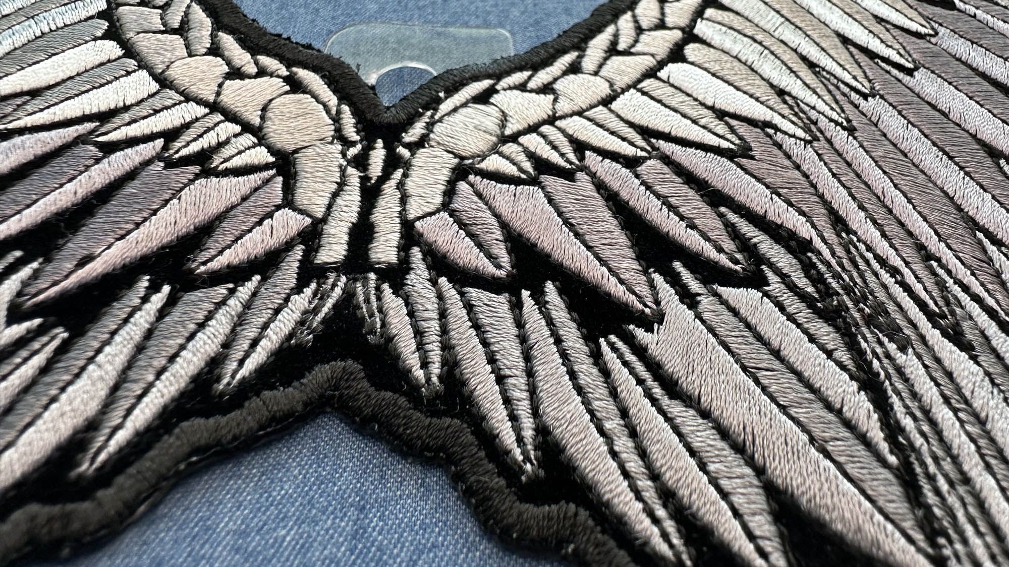 Angel Wings Patch, Large Ladies Back Patches for Jackets by Ivamis Patches