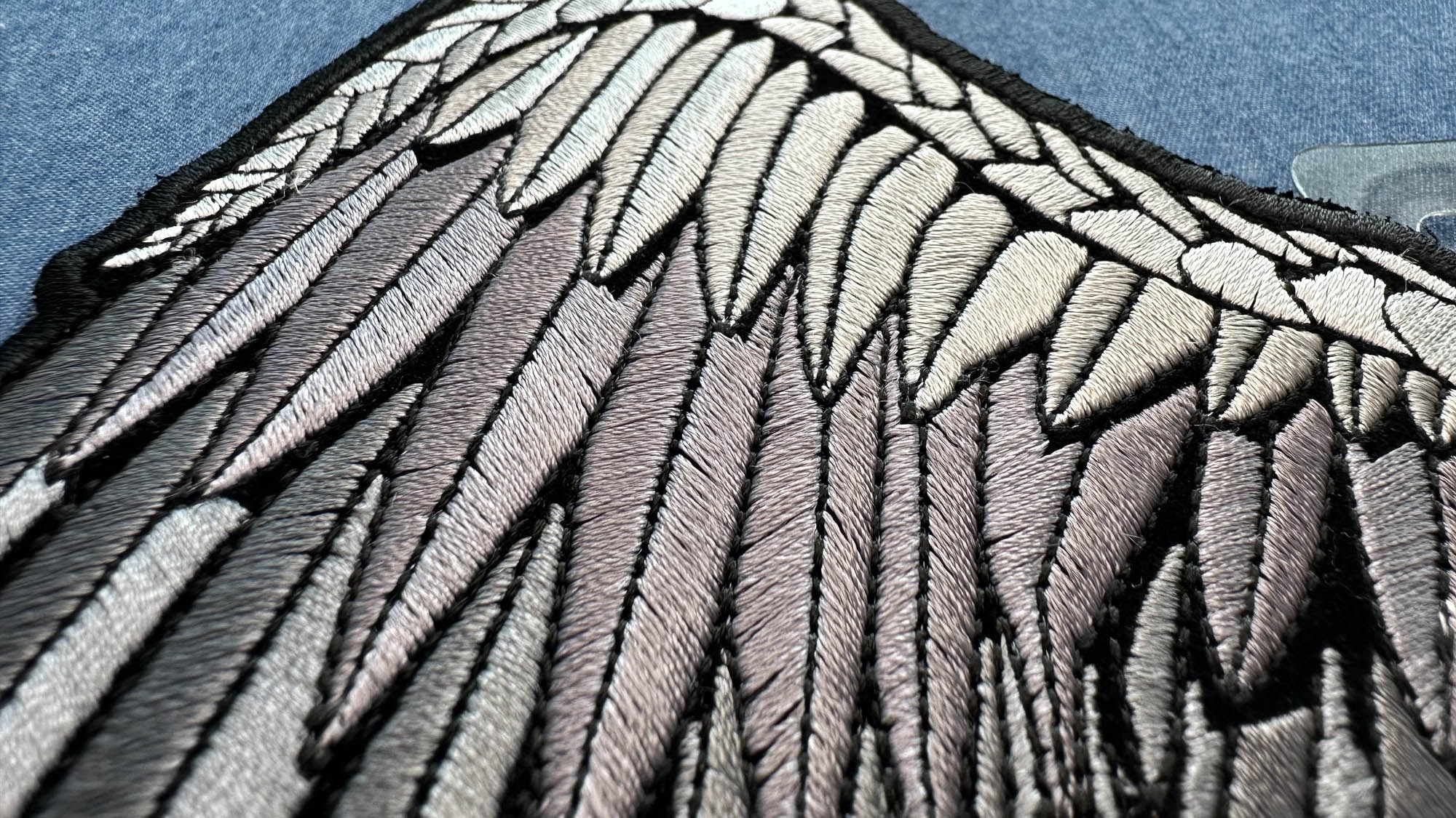 Angel Wings Patch, Large Ladies Back Patches for Jackets by Ivamis Patches