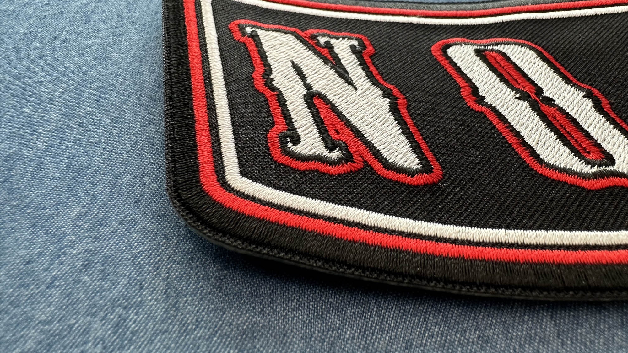 No Club Patch - Large Back Patches by Ivamis Patches