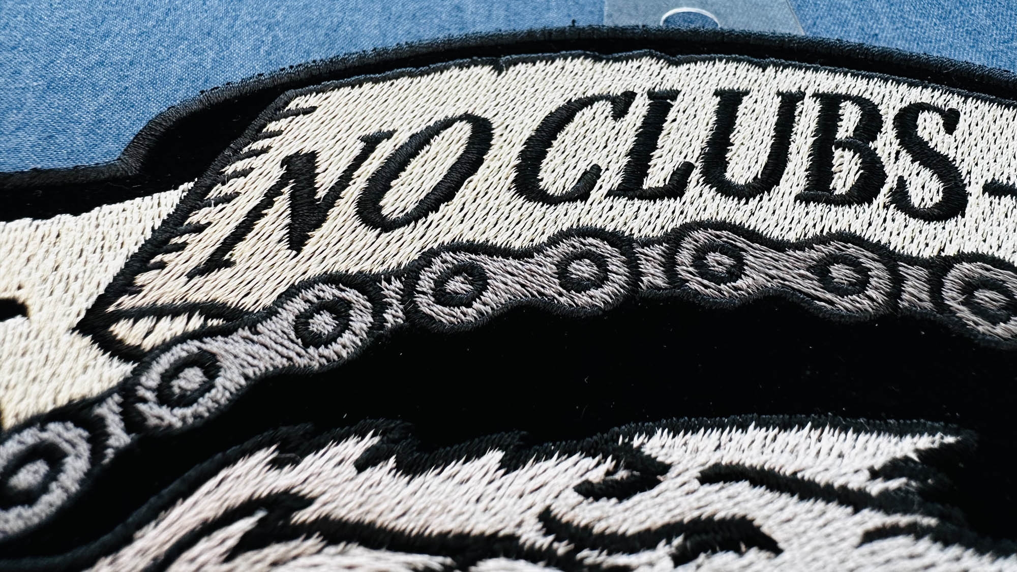 No Clubs No Rules Just Ride Wolf Patch, Large Biker Back Patches for ...