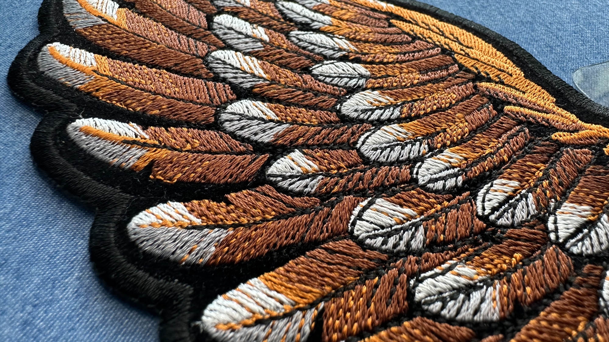 American Flag Eagle on Pistons Patch, Large Eagle Patches for Jackets ...