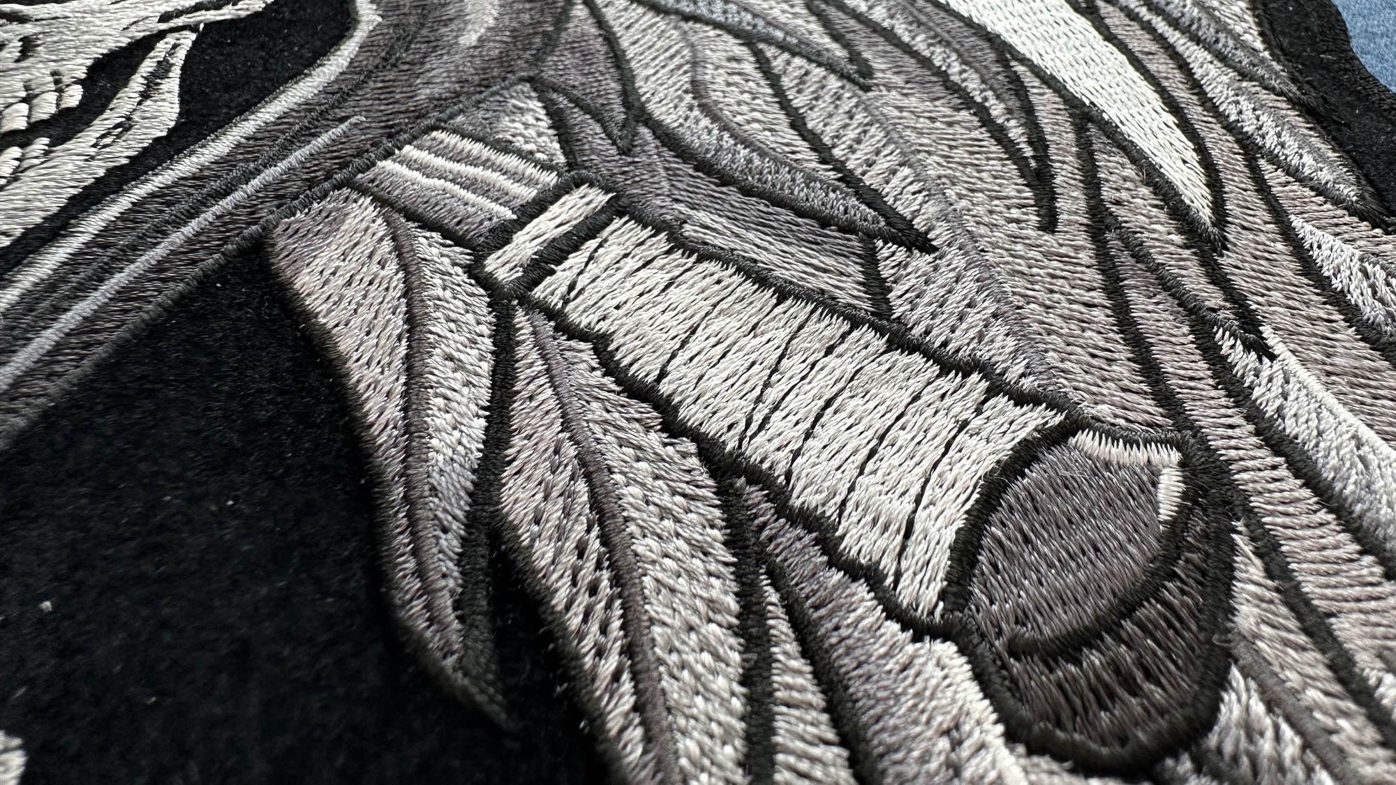 Skull Middle Finger Wings and Sickles Patch, Large Skull Patches for ...