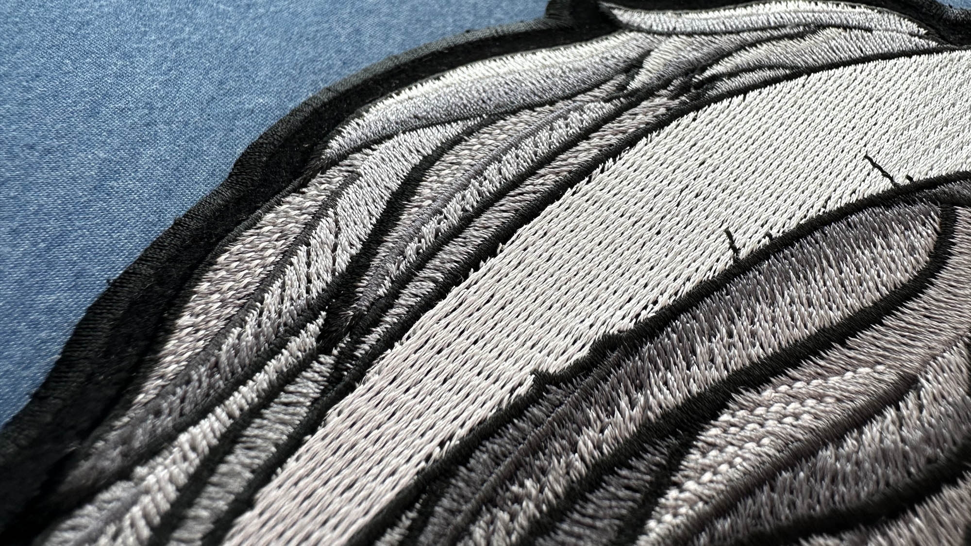 Skull Middle Finger Wings and Sickles Patch, Large Skull Patches for ...