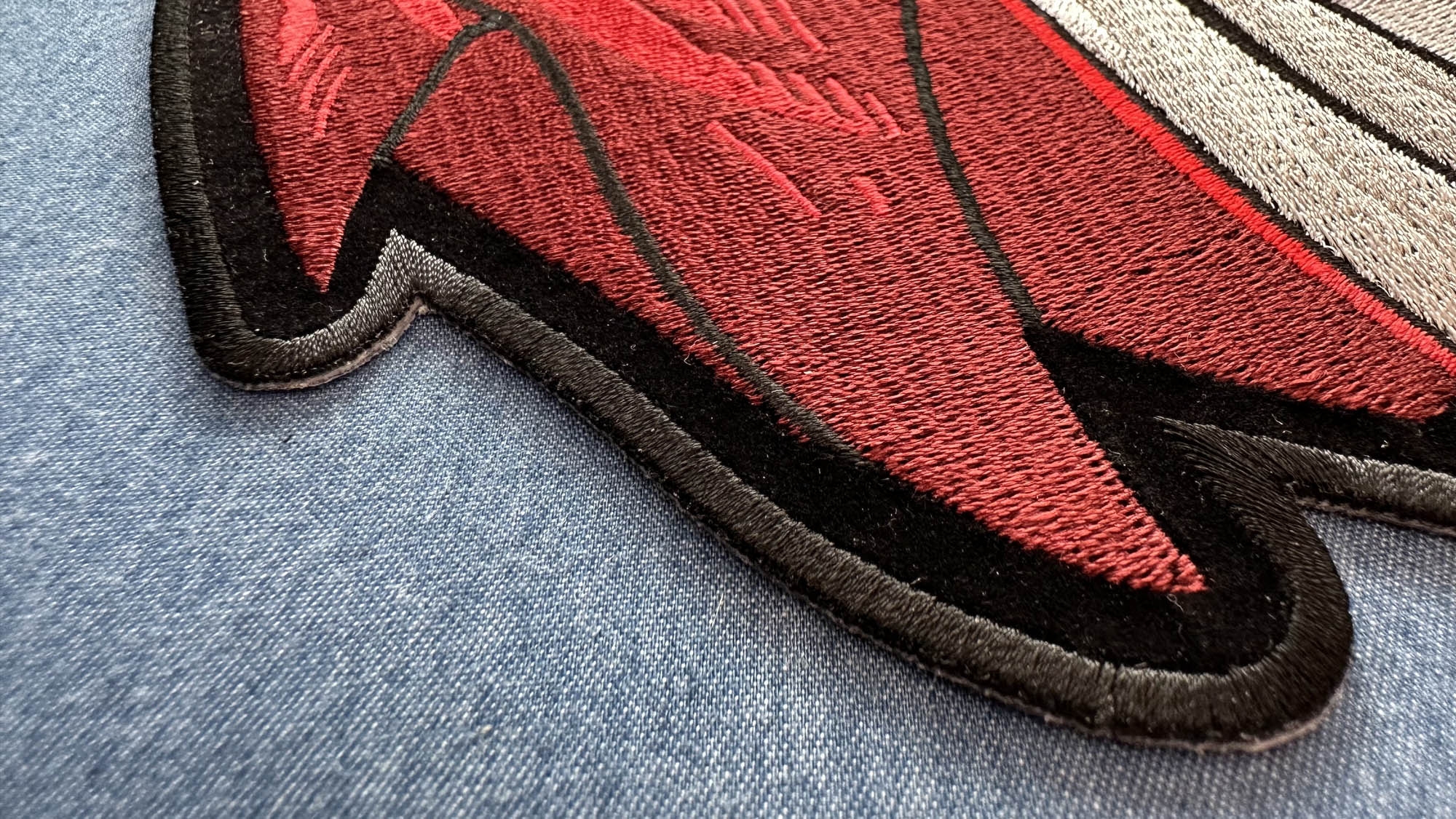 Red Caped Knight with Sword and Shield Patch, Large Christian Back ...