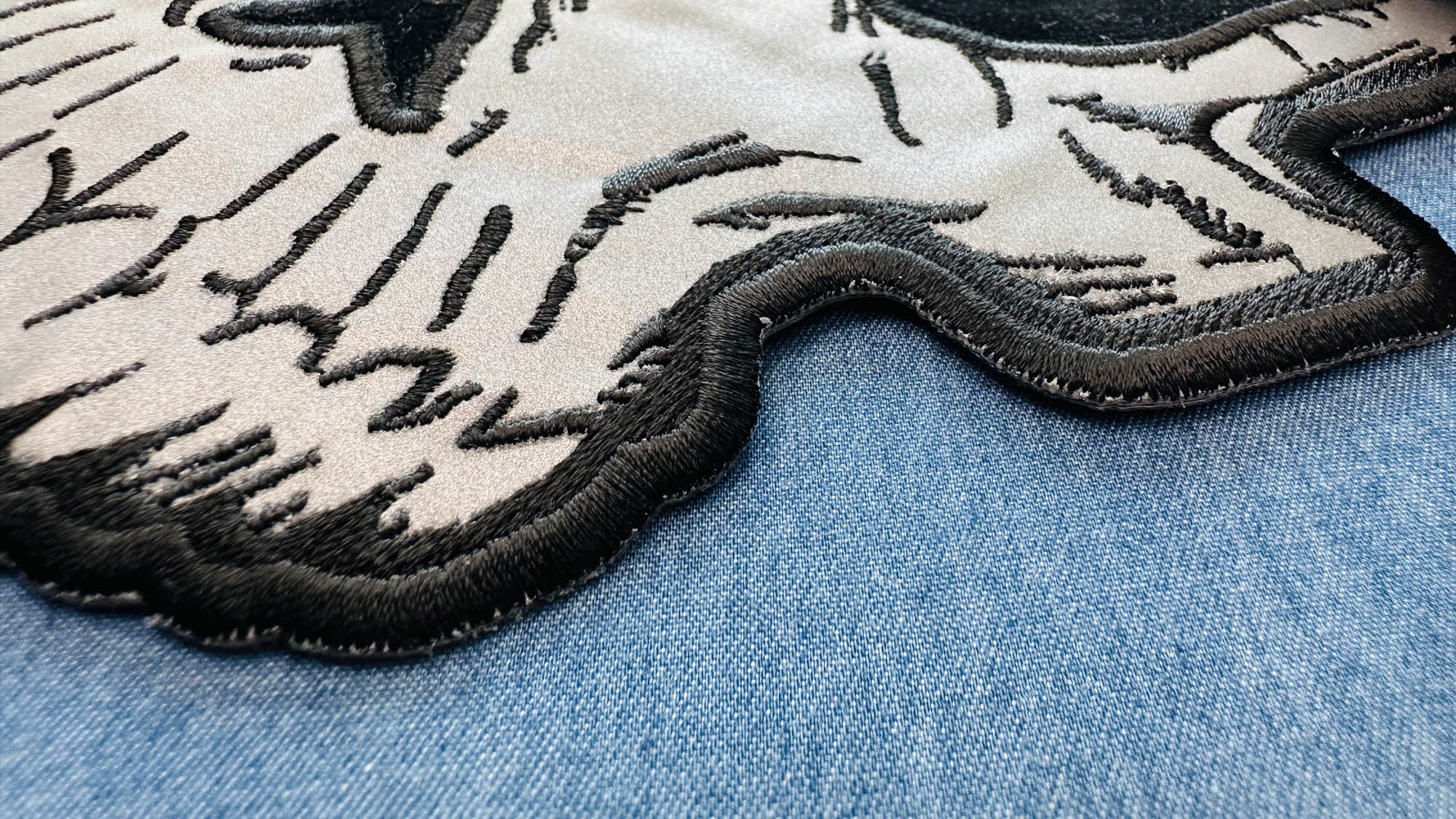 Reflective Skull Patch, Large Skull Patches for Biker Jackets by Ivamis ...