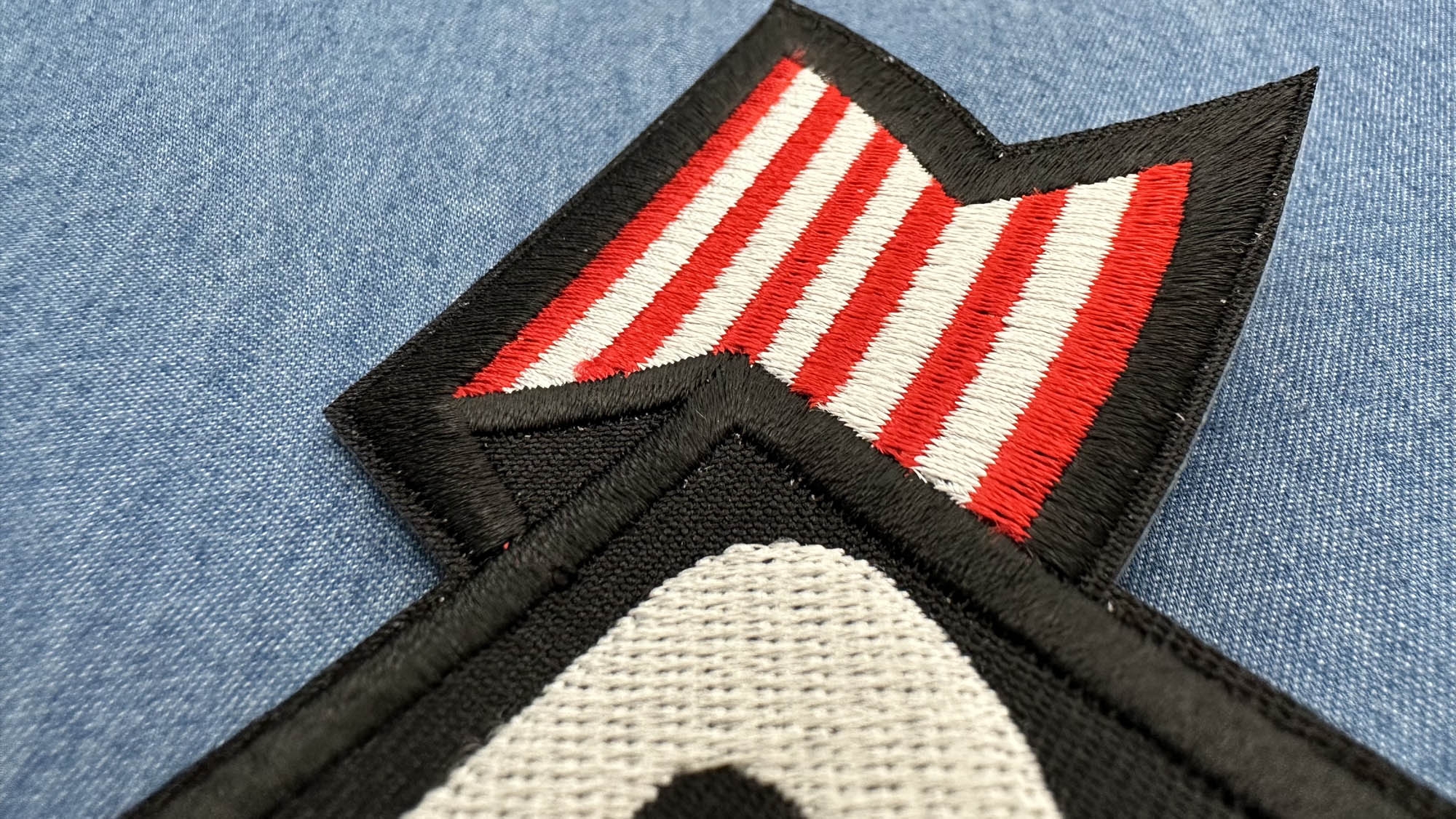 Retired Patch, US Flag Large Rocker Patch by Ivamis Patches