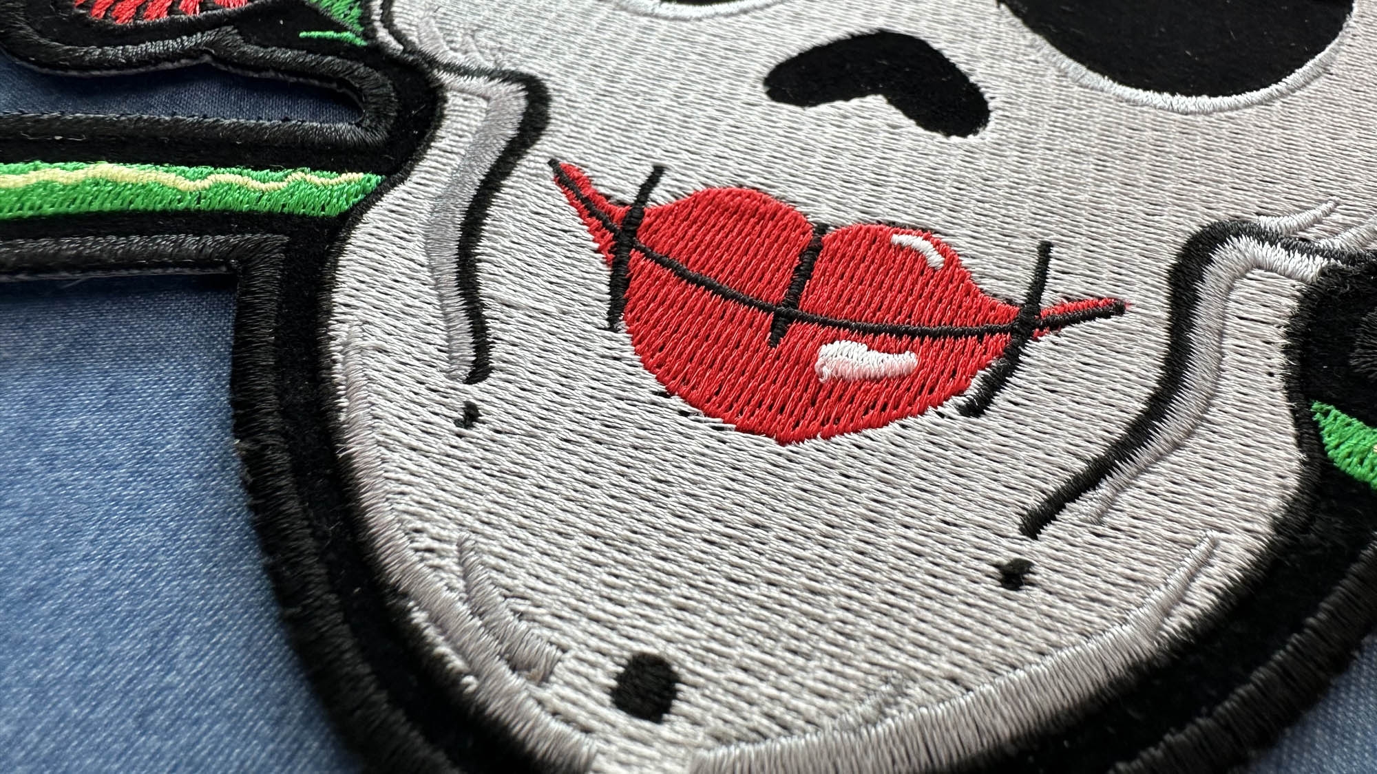 Girly Skull and Roses Patch, Large Skull Patches by Ivamis Patches