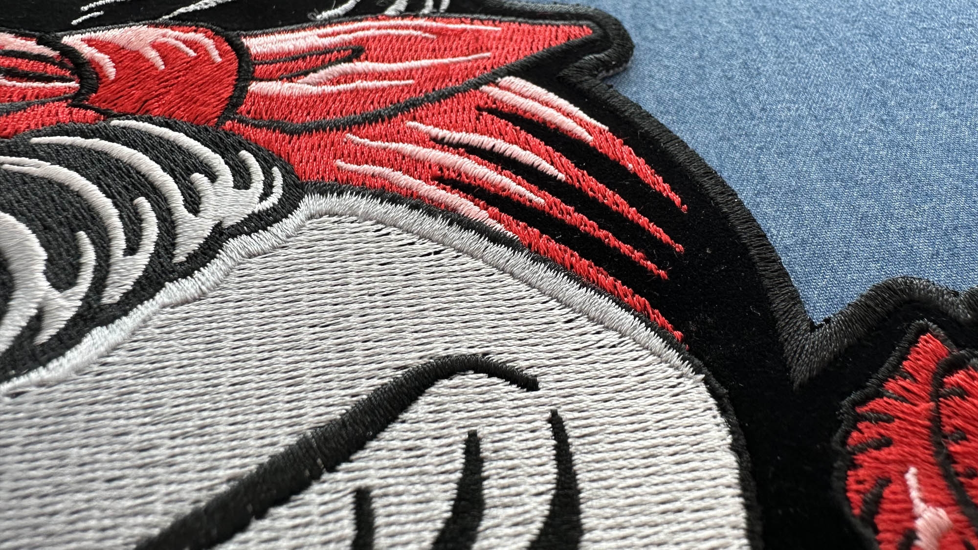 Girly Skull and Roses Patch, Large Skull Patches by Ivamis Patches