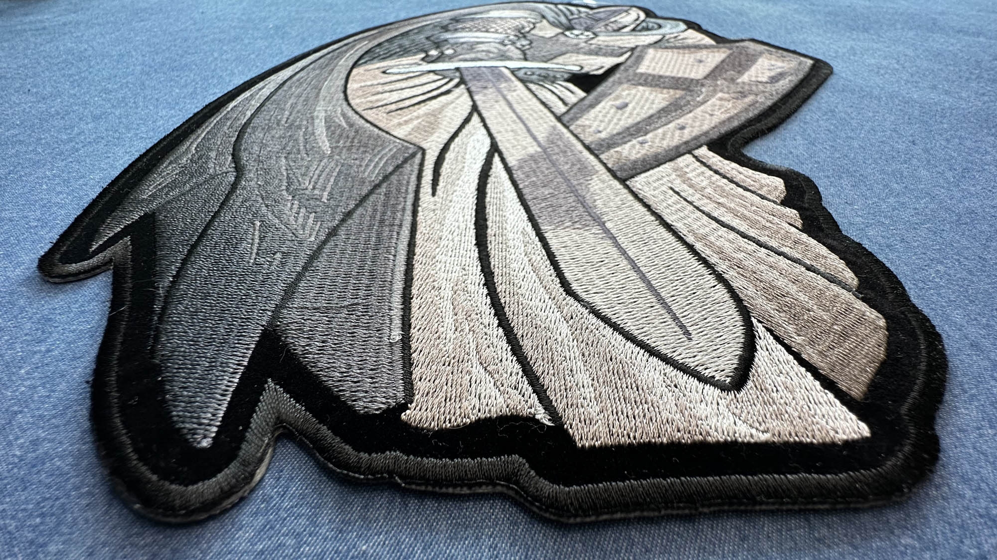 Knight Patch, Large Christian Back Patches by Ivamis Patches