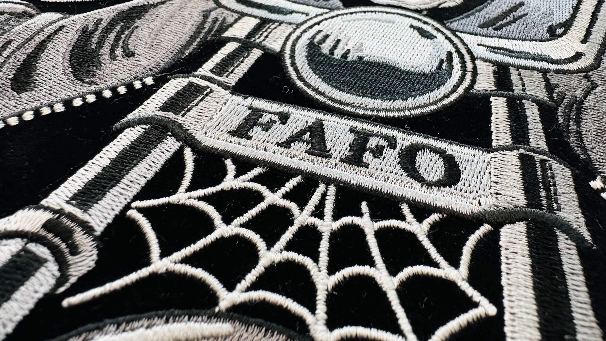 Skeleton Rider FAFO Patch, Large Skull Patches for Biker Jackets by ...