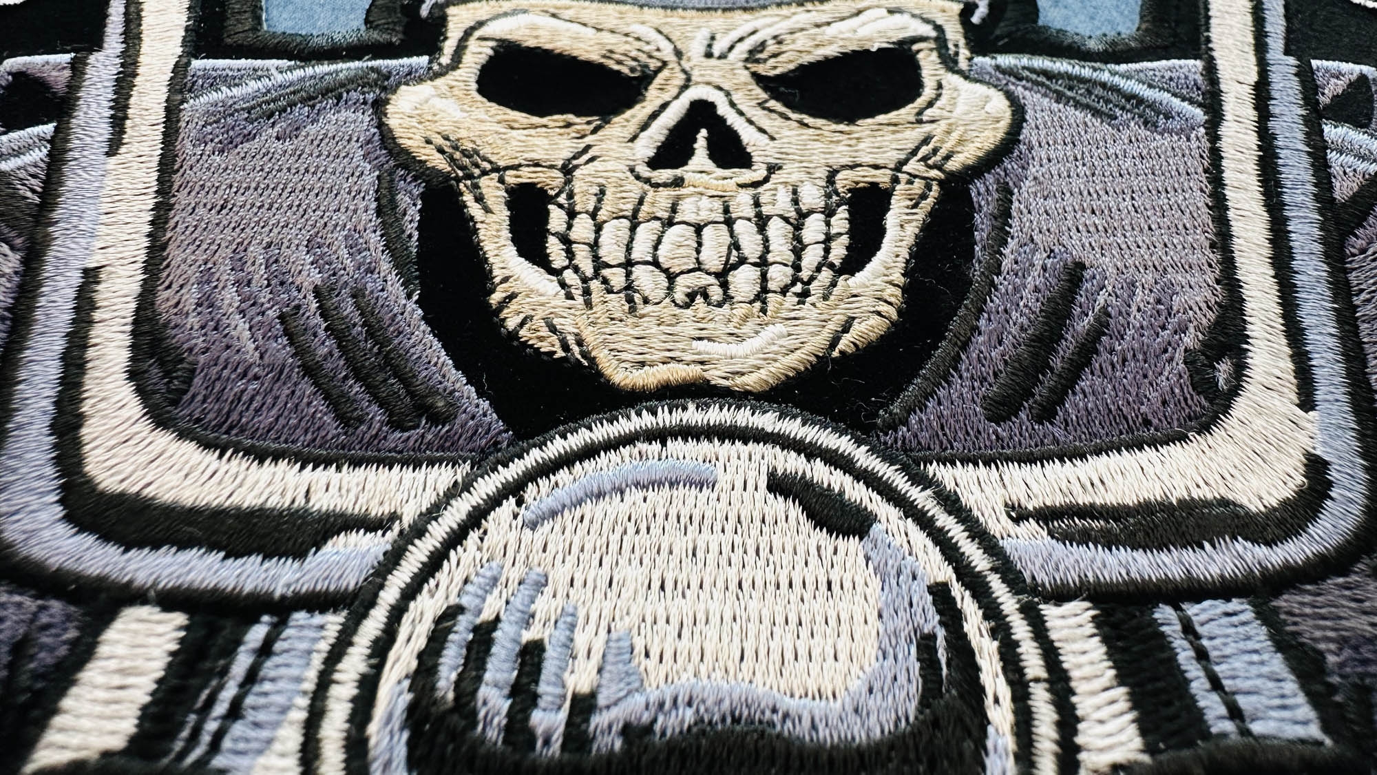 Skeleton Rider FAFO Patch, Large Skull Patches for Biker Jackets by ...