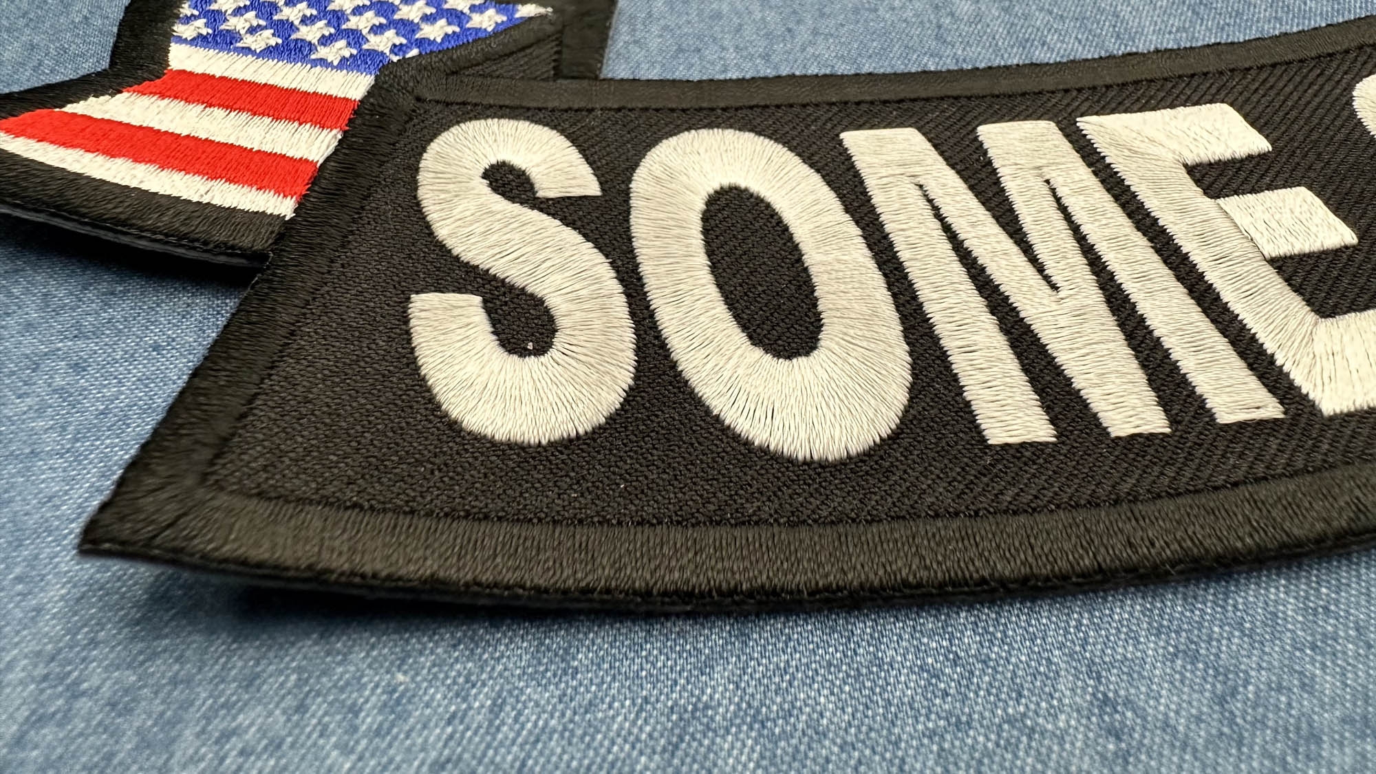 Some Gave All Patch, US Flag Large Rocker Patch by Ivamis Patches