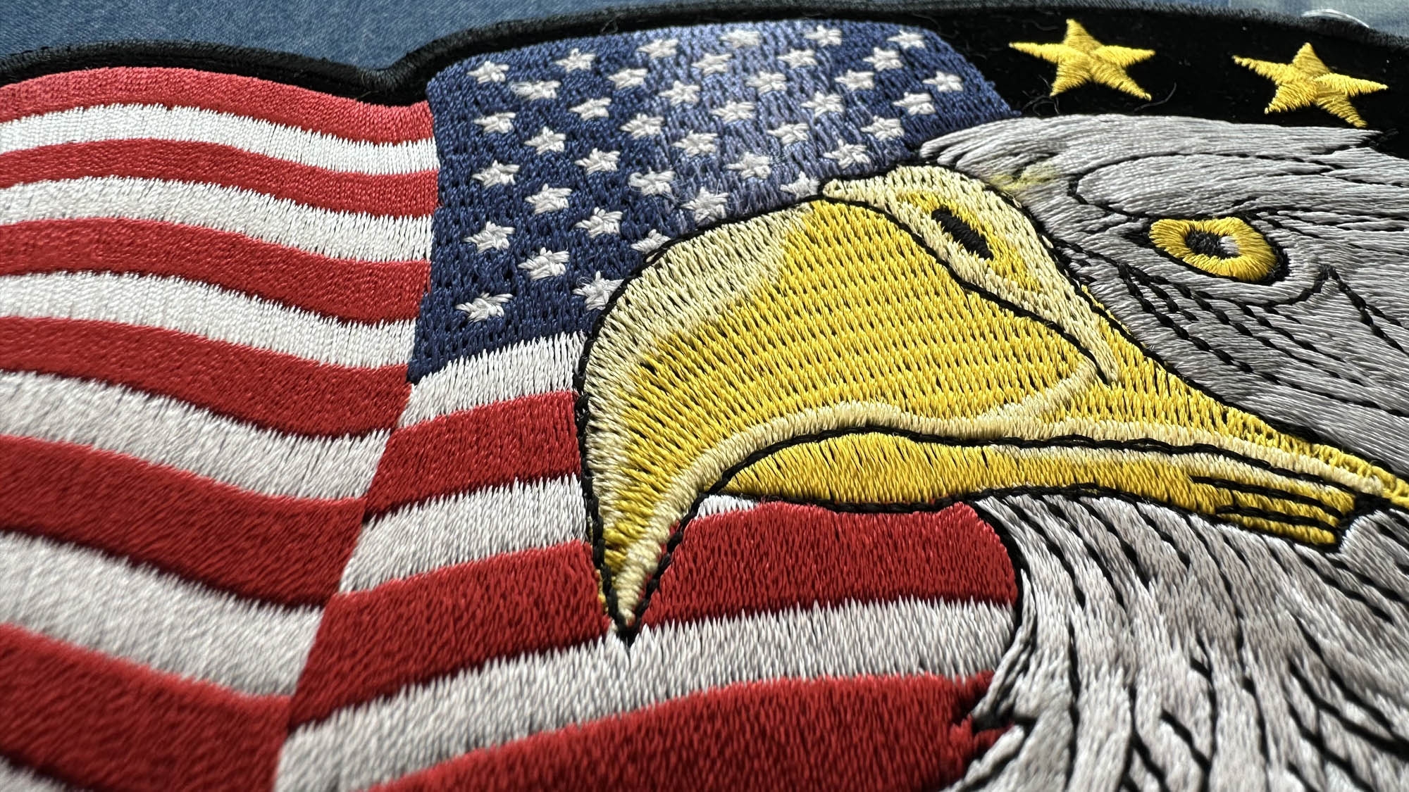 American Flag Eagle Patch, Large Eagle Patches for Jackets by Ivamis ...