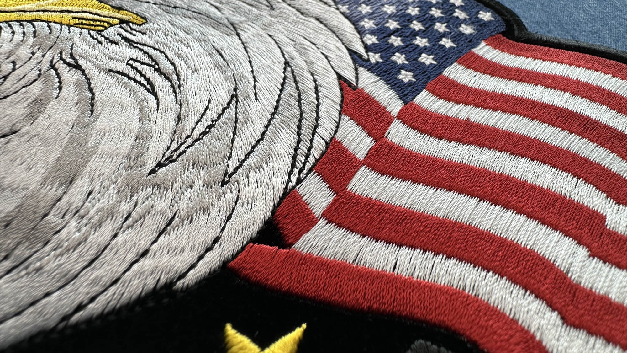 American Flag Eagle Patch, Large Eagle Patches for Jackets by Ivamis ...
