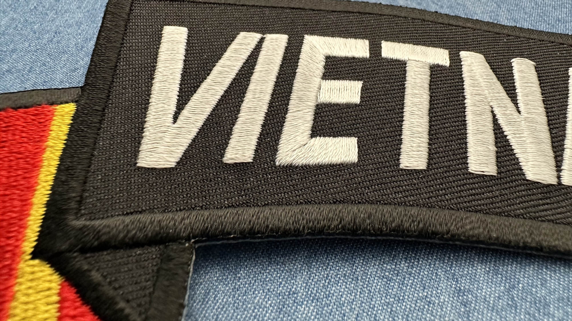 Vietnam Era Vet Patch, Large Rocker Patches by Ivamis Patches