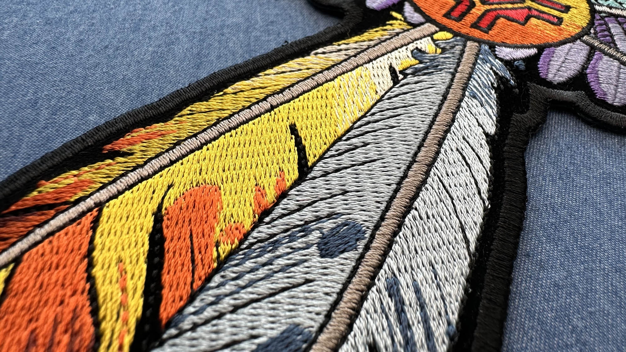 Feathers and Wings Patch, Large Ladies Back Patches for Jackets by ...