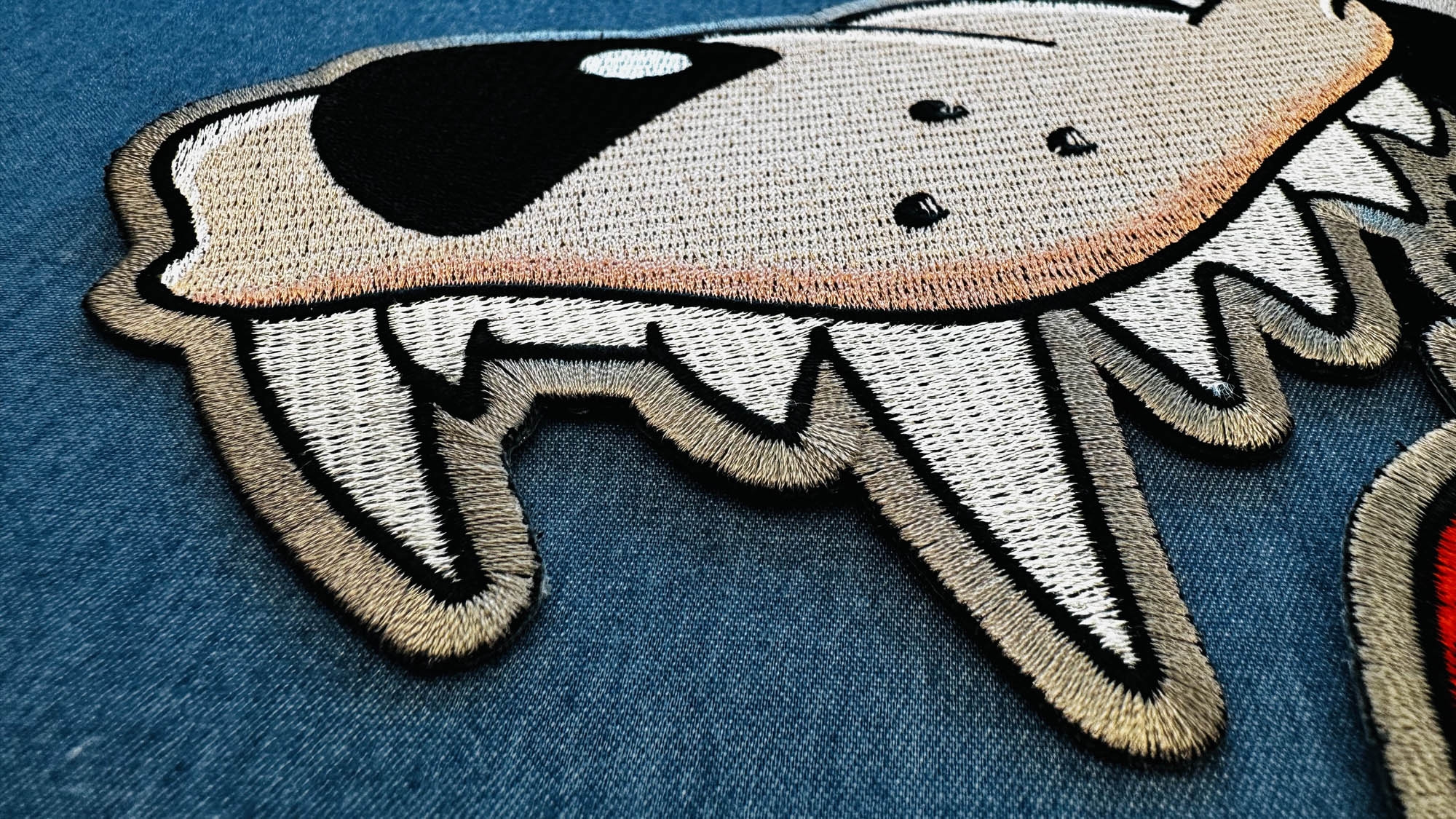 Wolf Patch, Large Animal Patches for Jackets by Ivamis Patches