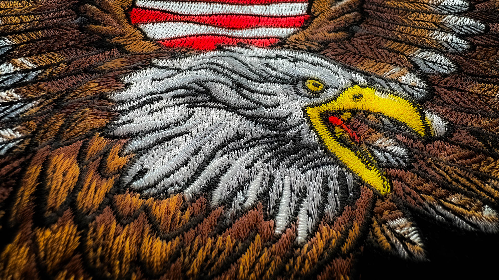 American Flag Eagle Patch, Large Eagle Patches for Jackets by Ivamis ...