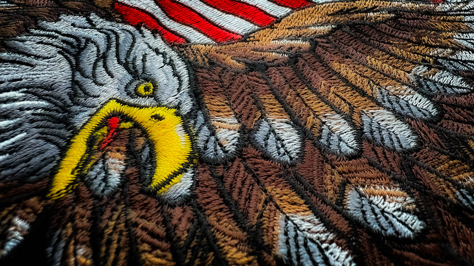 American Flag Eagle Patch, Large Eagle Patches for Jackets by Ivamis ...