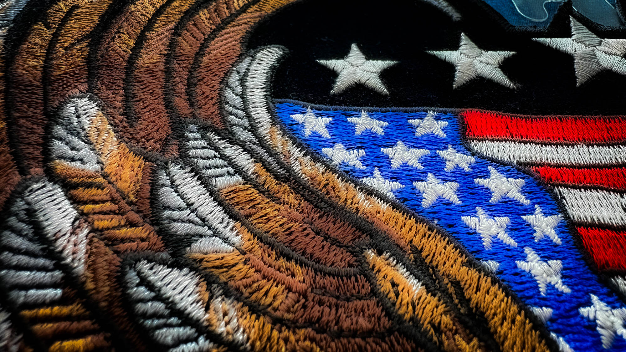 American Flag Eagle Patch, Large Eagle Patches for Jackets by Ivamis ...
