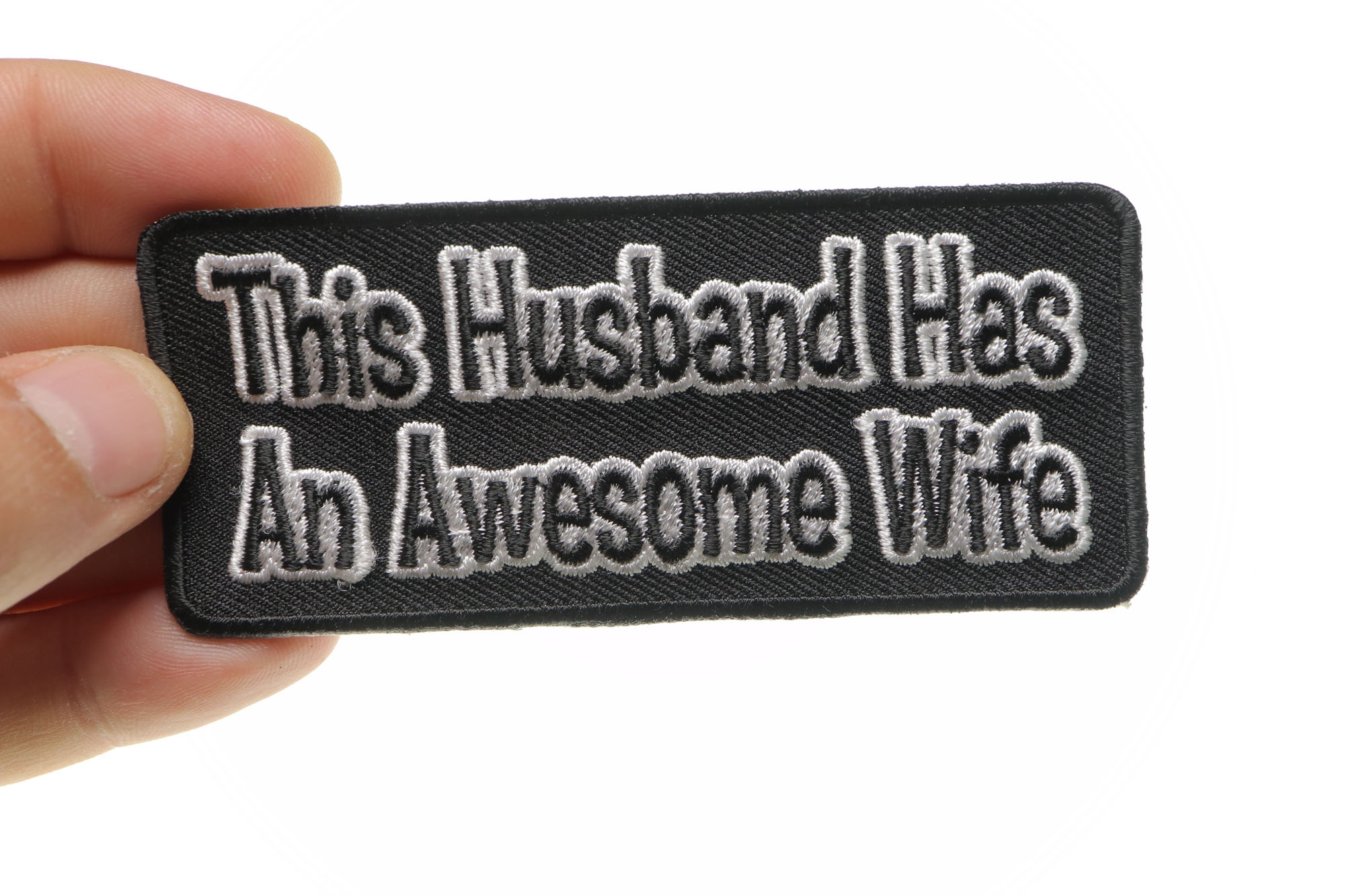This Husband Has An Awesome Wife Patch, Funny Patches for Ladies by ...