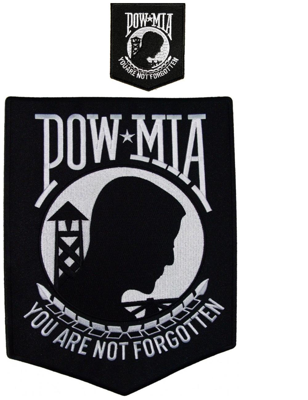 POW MIA Patches Small and Large Back Patch | POW MIA Patches -TheCheapPlace