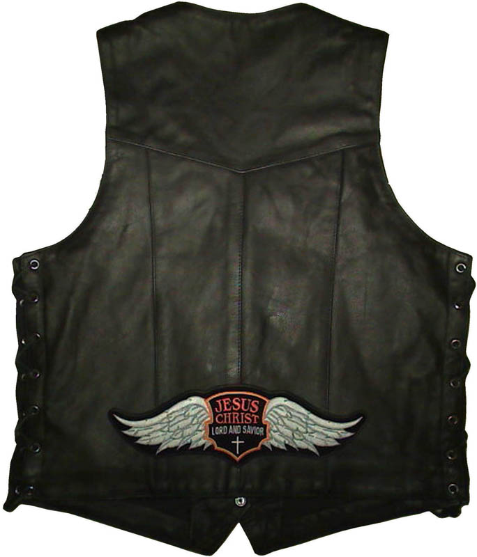 Jesus Christ Lord and Saviour Vest PATCH | Christian Patches -TheCheapPlace