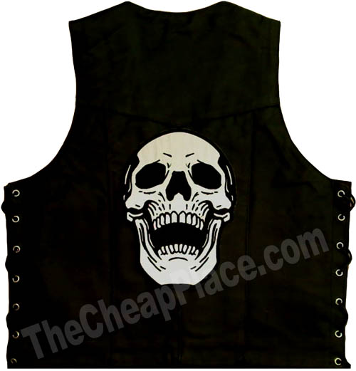 Large Reflective Skull PATCH | Skull Patches -TheCheapPlace