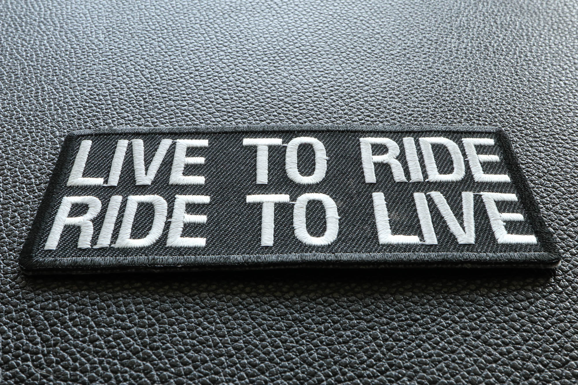 Live To Ride Ride To Live Patch - Biker Saying Patches by Ivamis Patches
