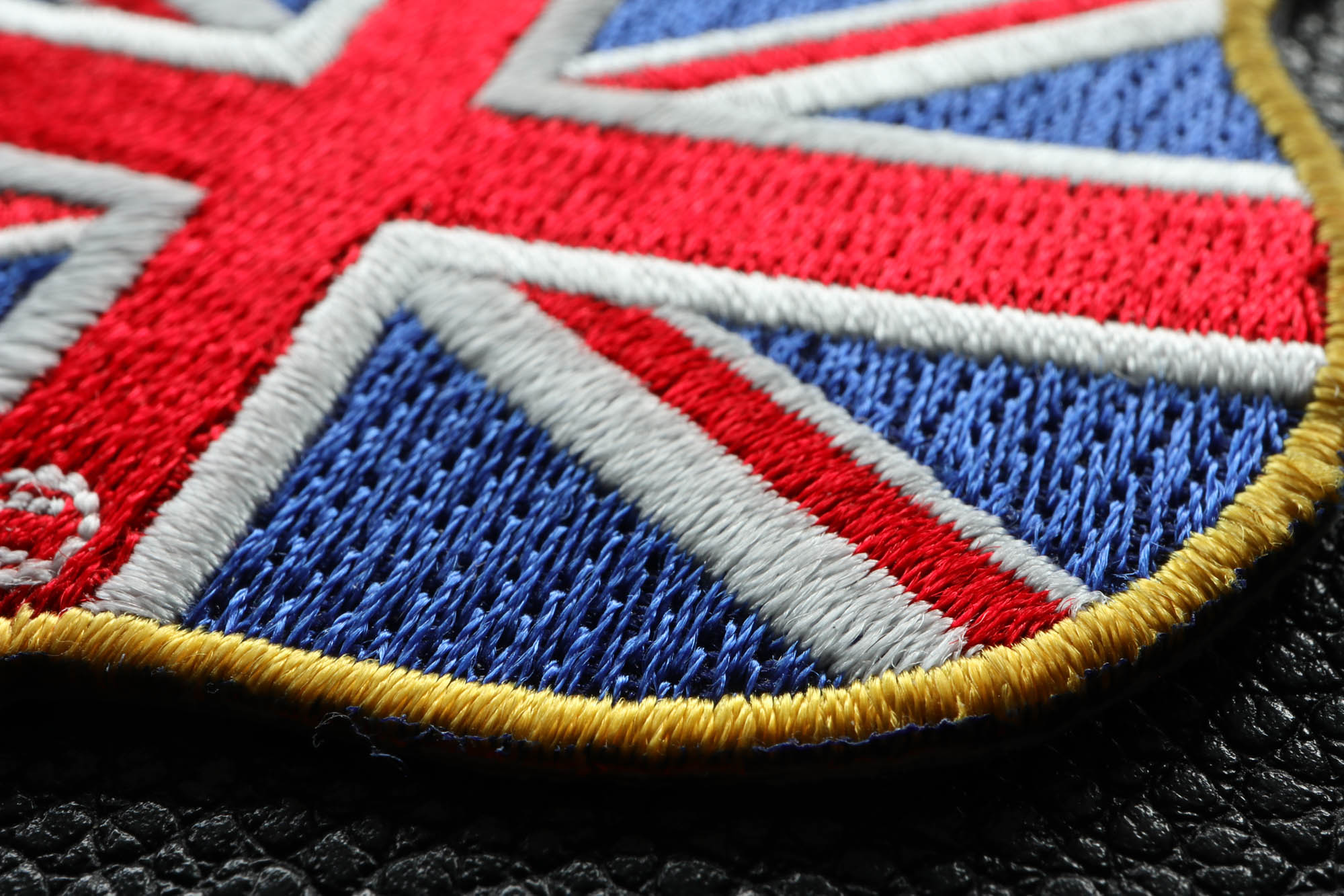 Iron On England Flag Shield Patch | Embroidered Patches by Ivamis Patches