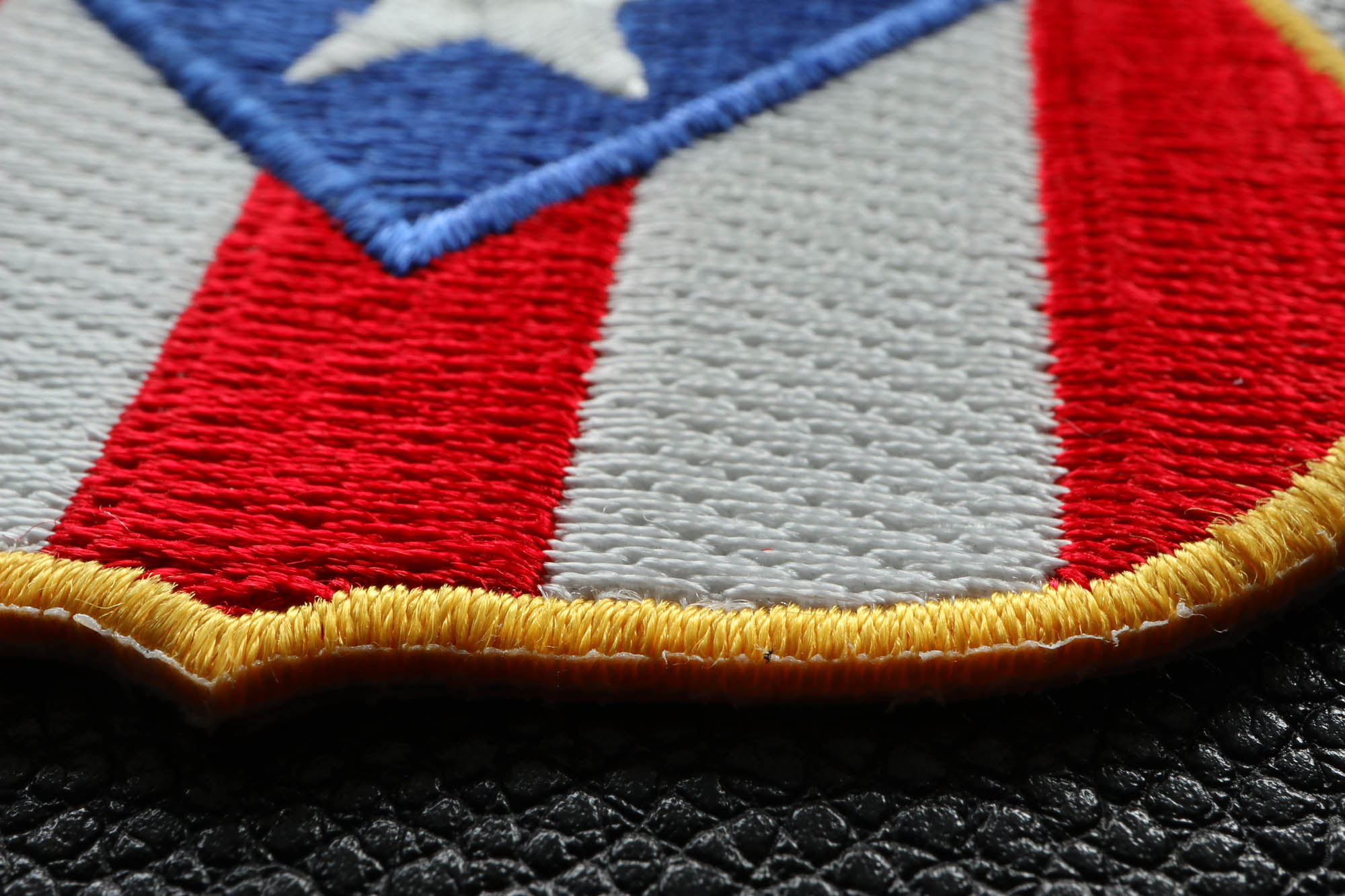 Puerto Rico Flag Shield Patch | Embroidered Patches by Ivamis Patches