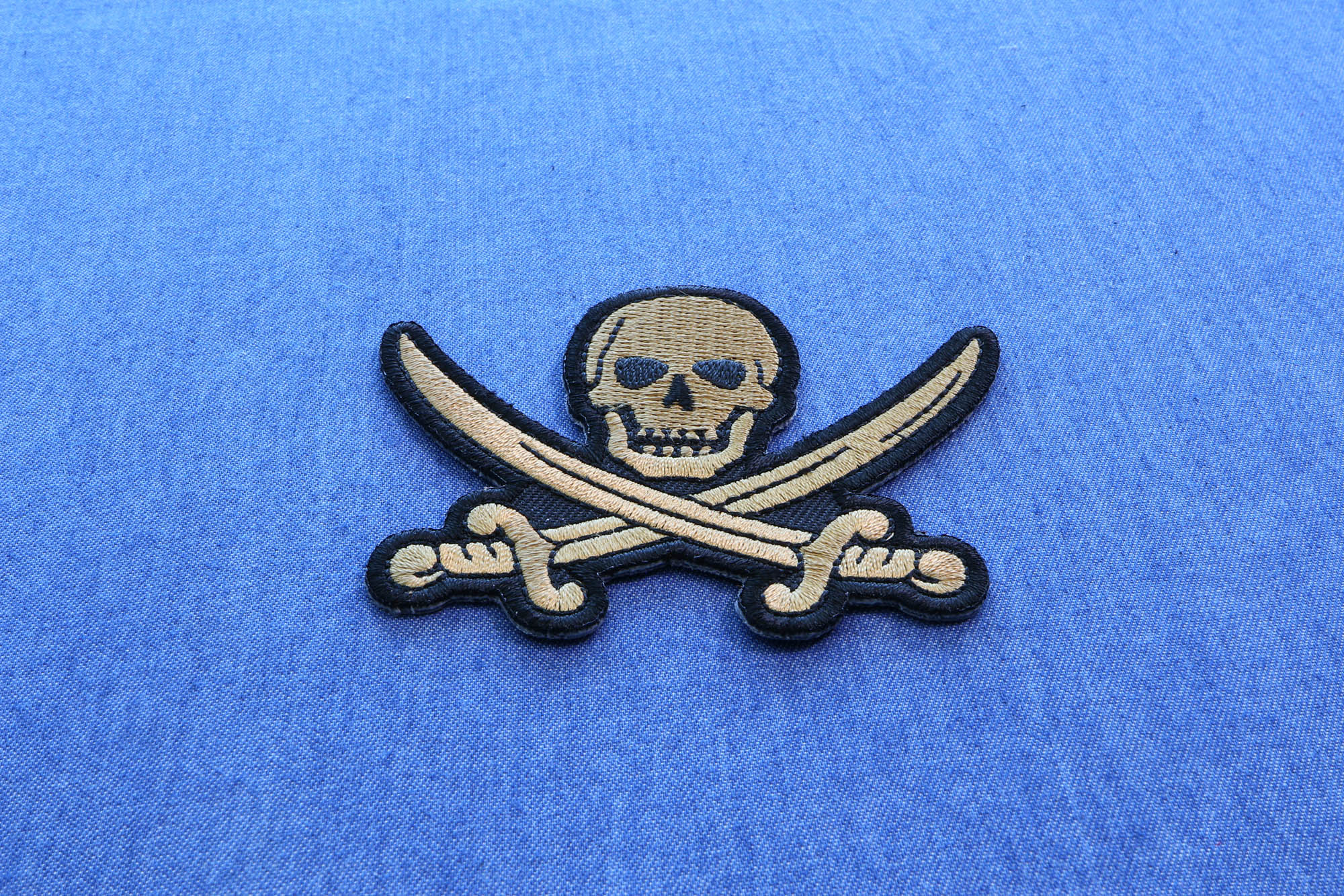 Pirate Sword Skull Patch, Skull Patches by Ivamis Patches