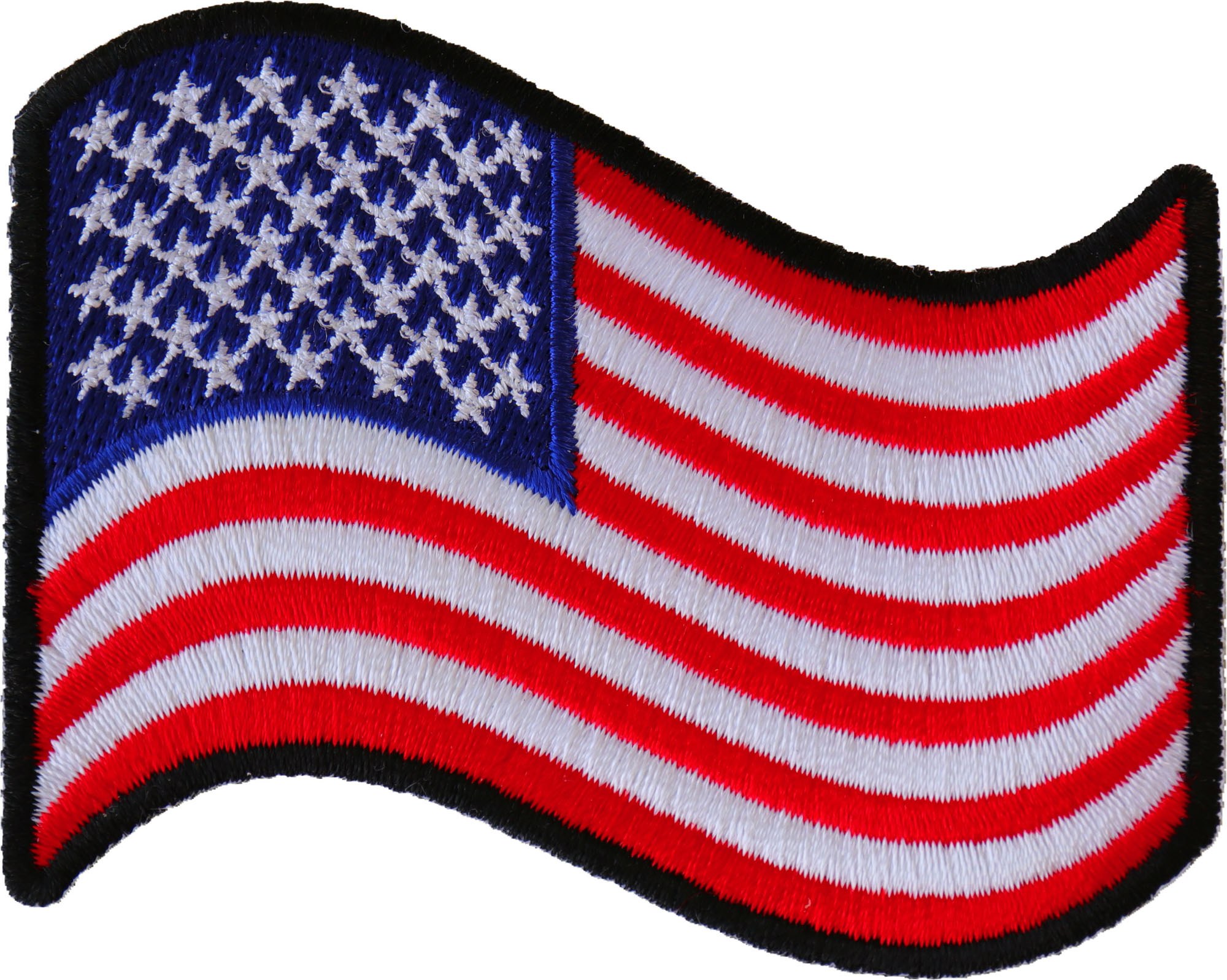 Iron On Waving US Flag Patch | Embroidered Patches by Ivamis Patches