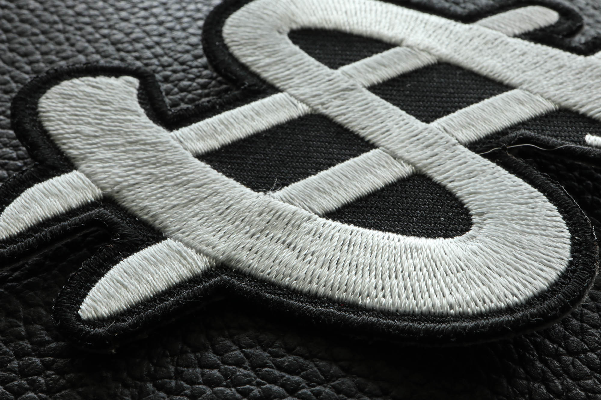 Iron On White Dollar Sign Patch | Embroidered Patches by Ivamis Patches